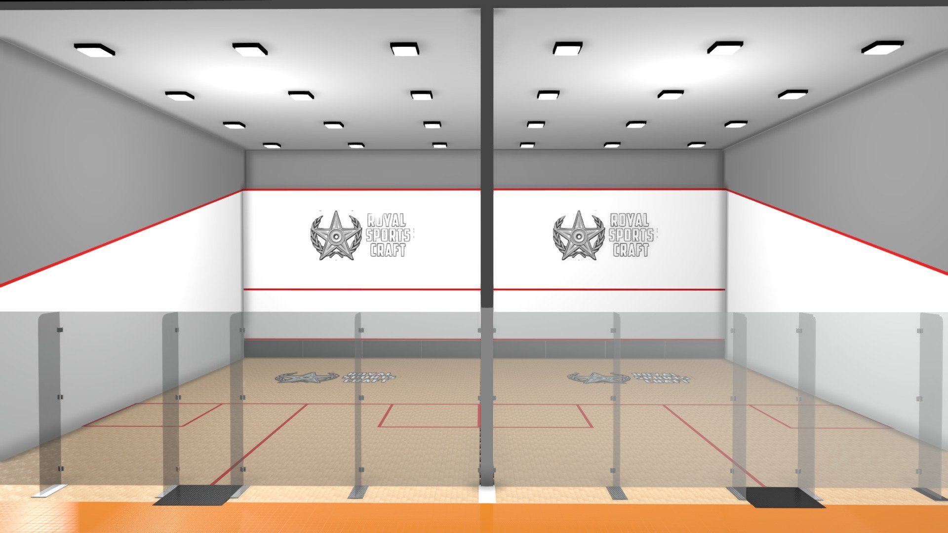 SQUASH COURT - 3D model by Royal Sports Craft (@royalsportscraft ...
