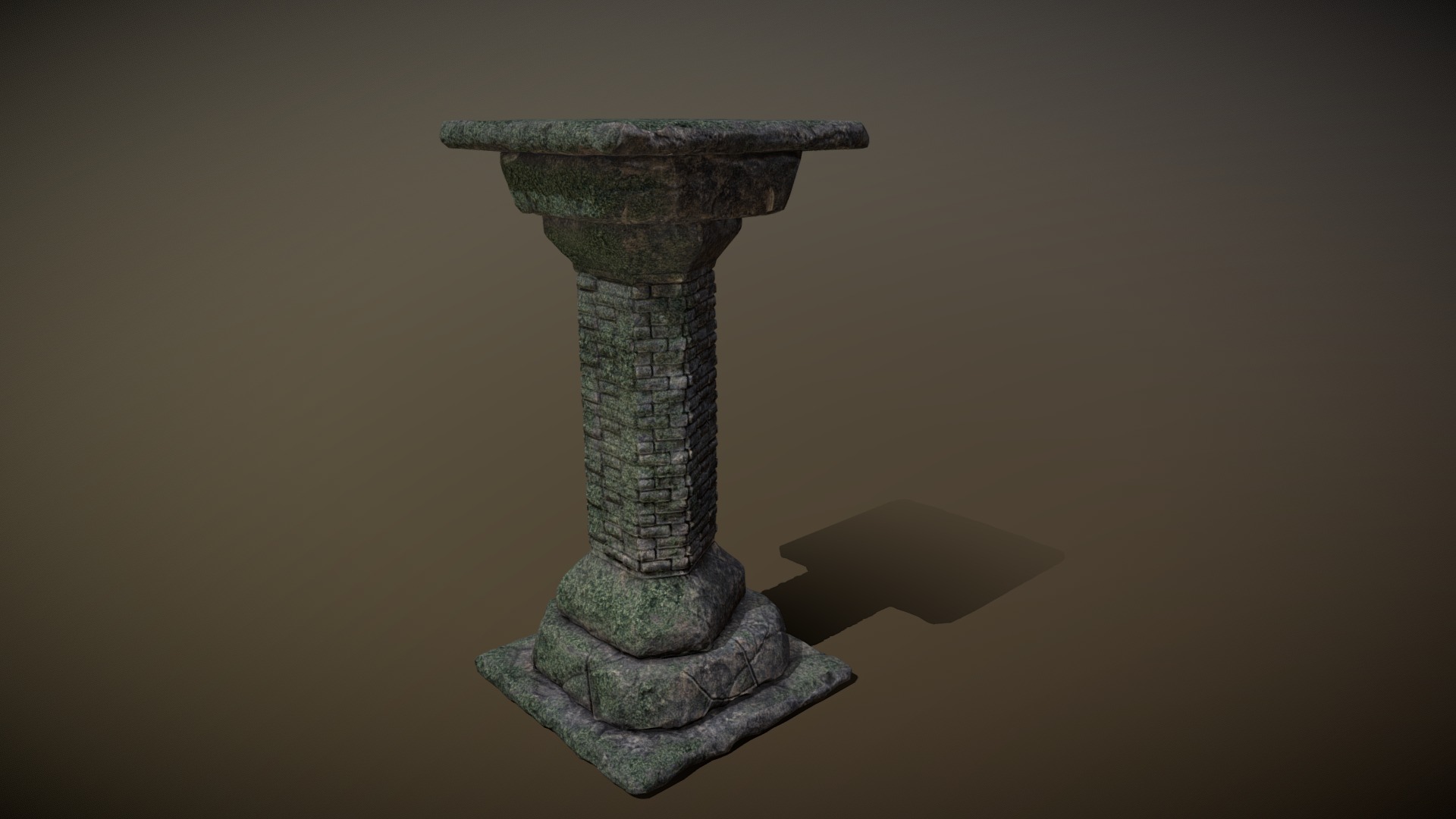 Stone Column - Download Free 3D model by Elisey (@dwelfster) [da28e89 ...