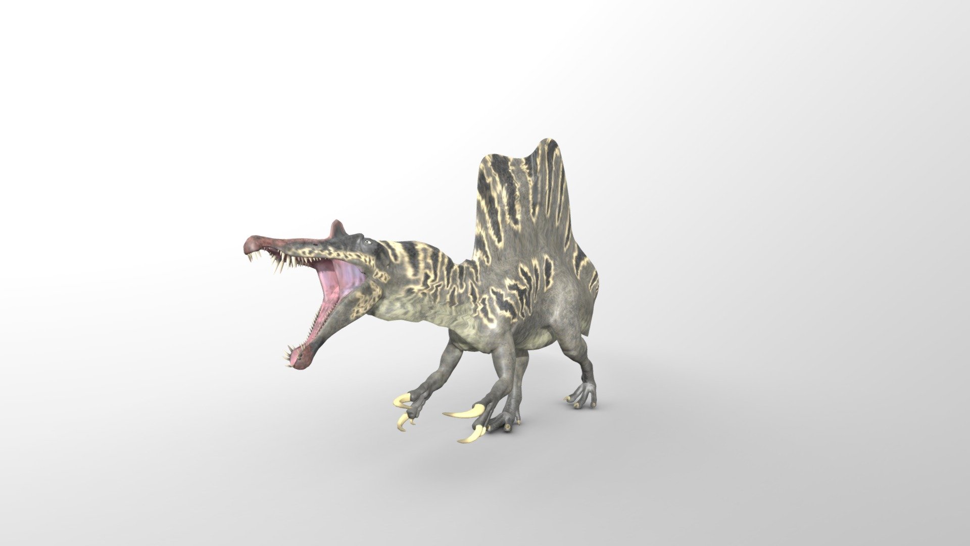 Dinoraul Spinosaurus Aegypitacus Accurate 2 - Download Free 3D model by Nobilis the Palaeovespa ...