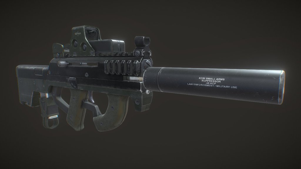 M290 SMG - 3D model by velosone [da297ce] - Sketchfab