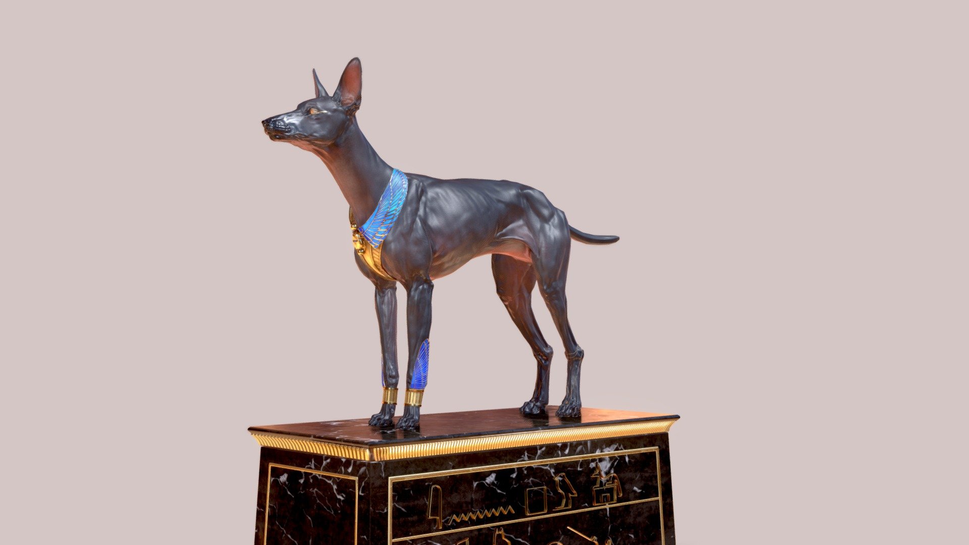 Anubis - 3D model by verena stabel (@kling) [da2a05e] - Sketchfab