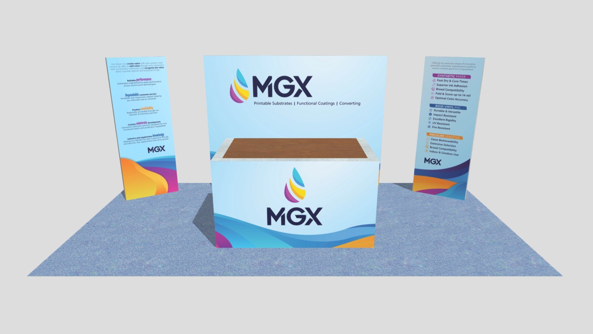 MGX Booth - 3D model by matrixframe.ro [da2c149] - Sketchfab