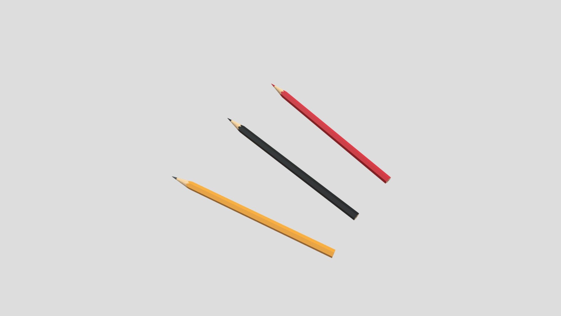 Pencil made from wood - 3D model by Yar (@ygol) [da2c7c6] - Sketchfab