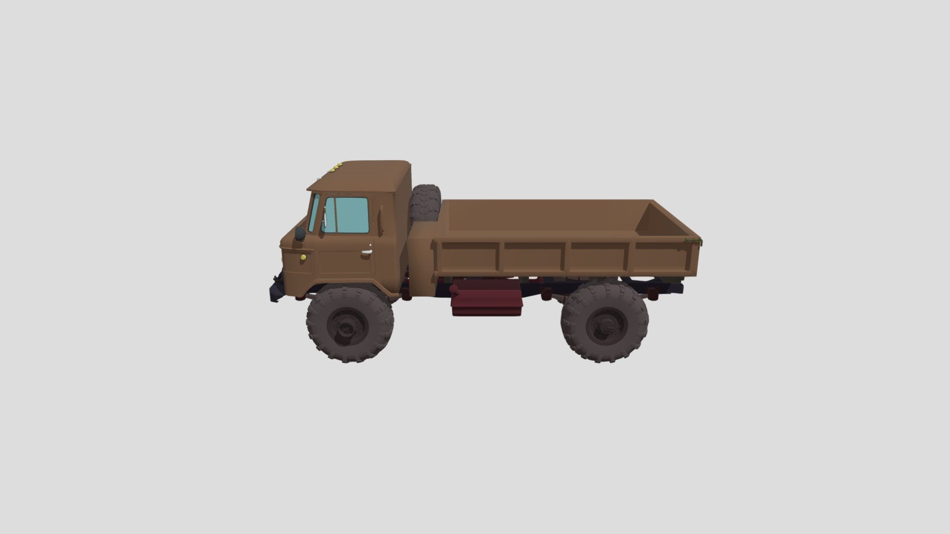GAZ-66 - 3D model by sashabobrik92 [da2d500] - Sketchfab