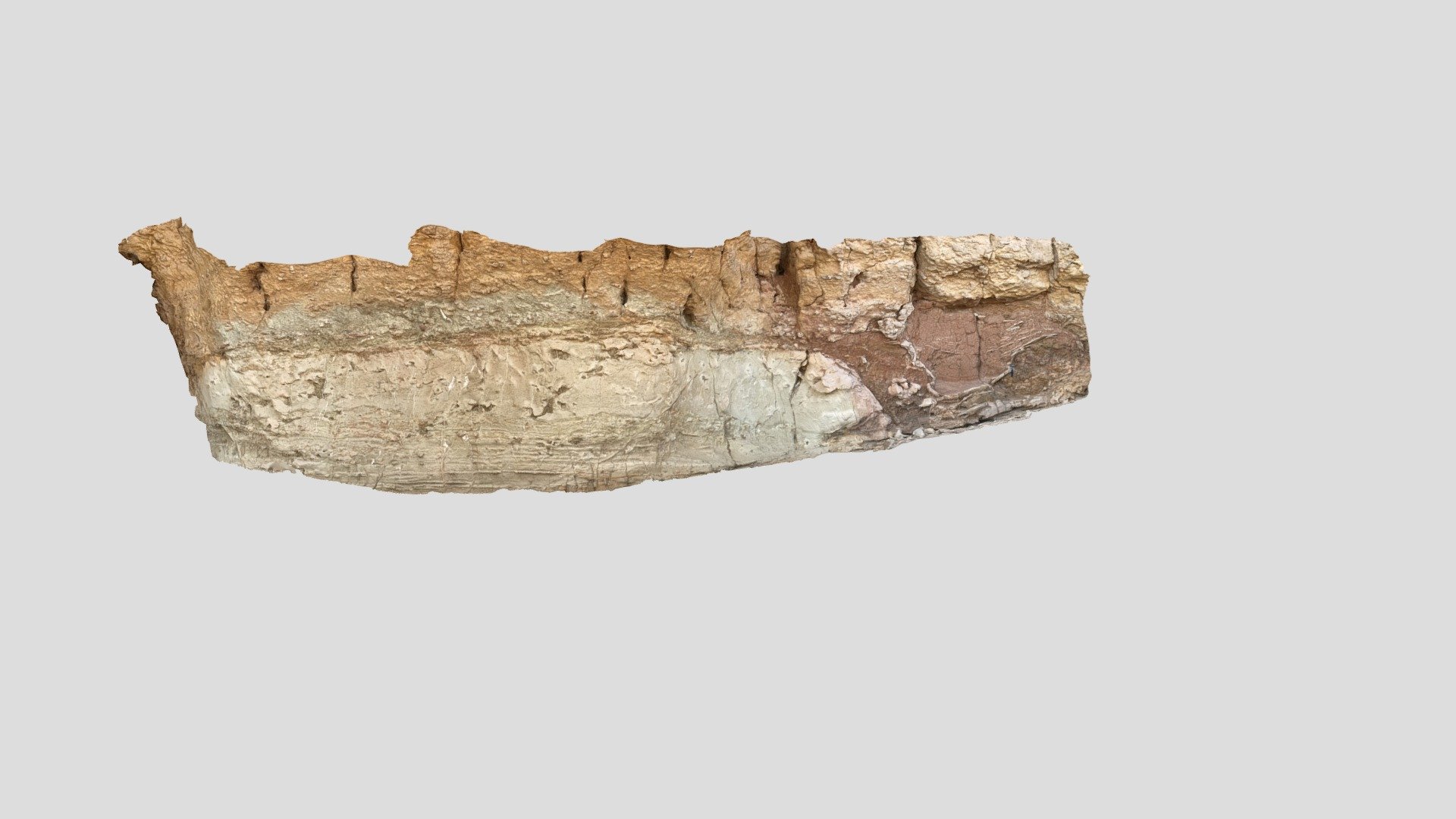 Synsedimentary deformation (Oman) - Download Free 3D model by Amerigo ...