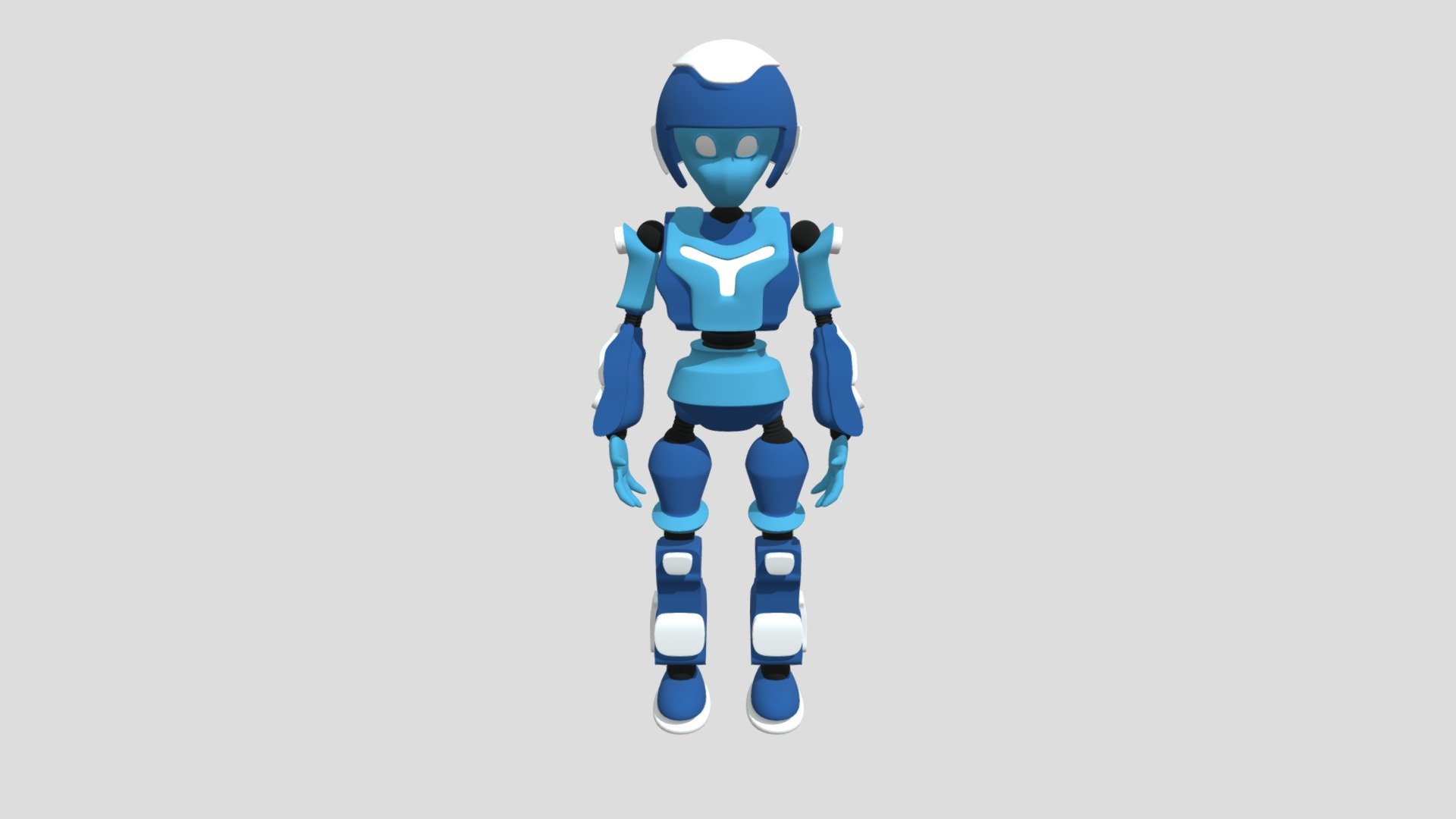 Robot Female - 3D model by Ssamireiart [da2f42f] - Sketchfab