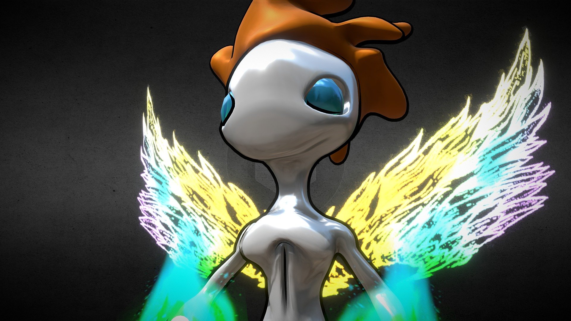 Alien Angel - Download Free 3D model by zenithoh [da2f58c] - Sketchfab