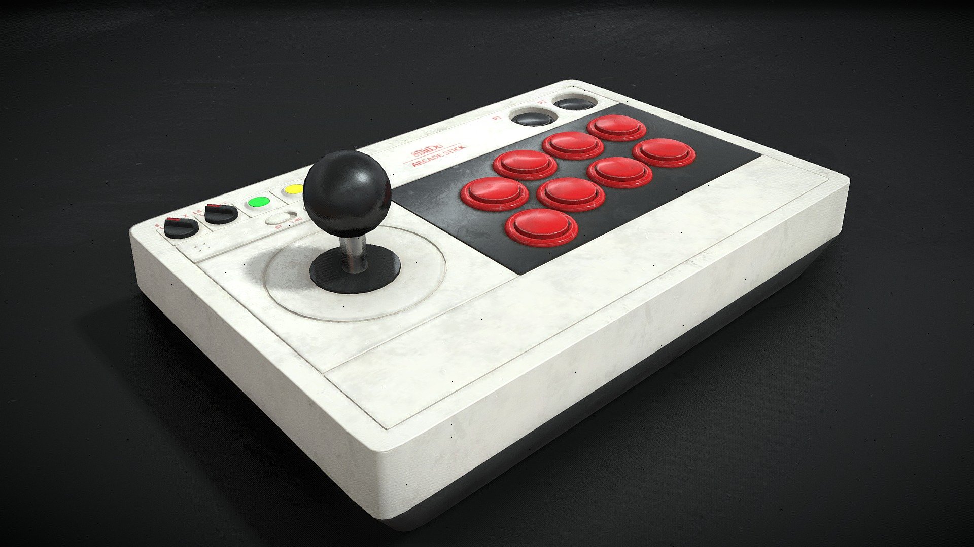 Arcade Stick 3D - 3D model by _atsman_ [da30d28] - Sketchfab