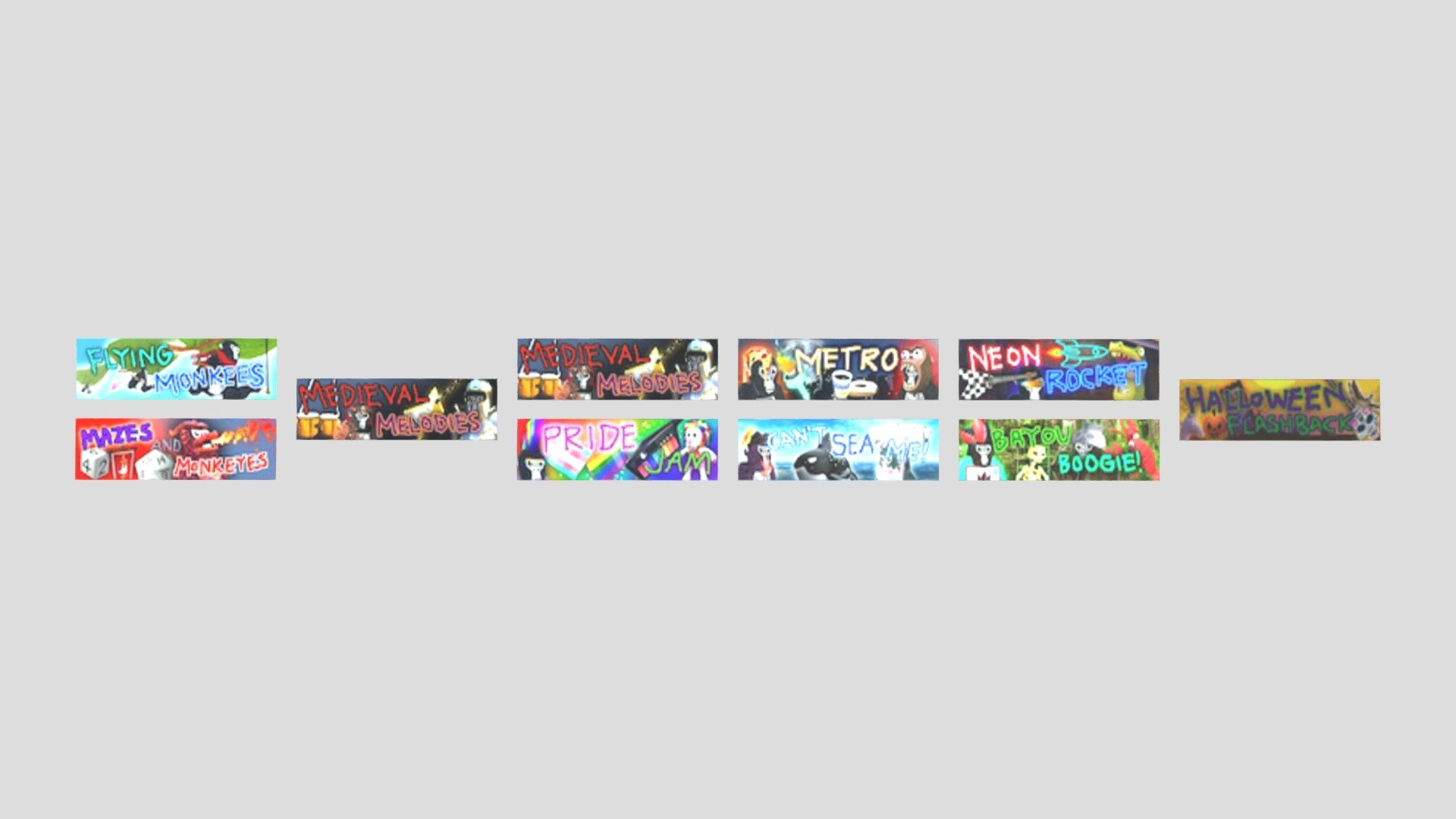 Gorilla Tag 2024 Update Banners - Download Free 3D model by That-one ...