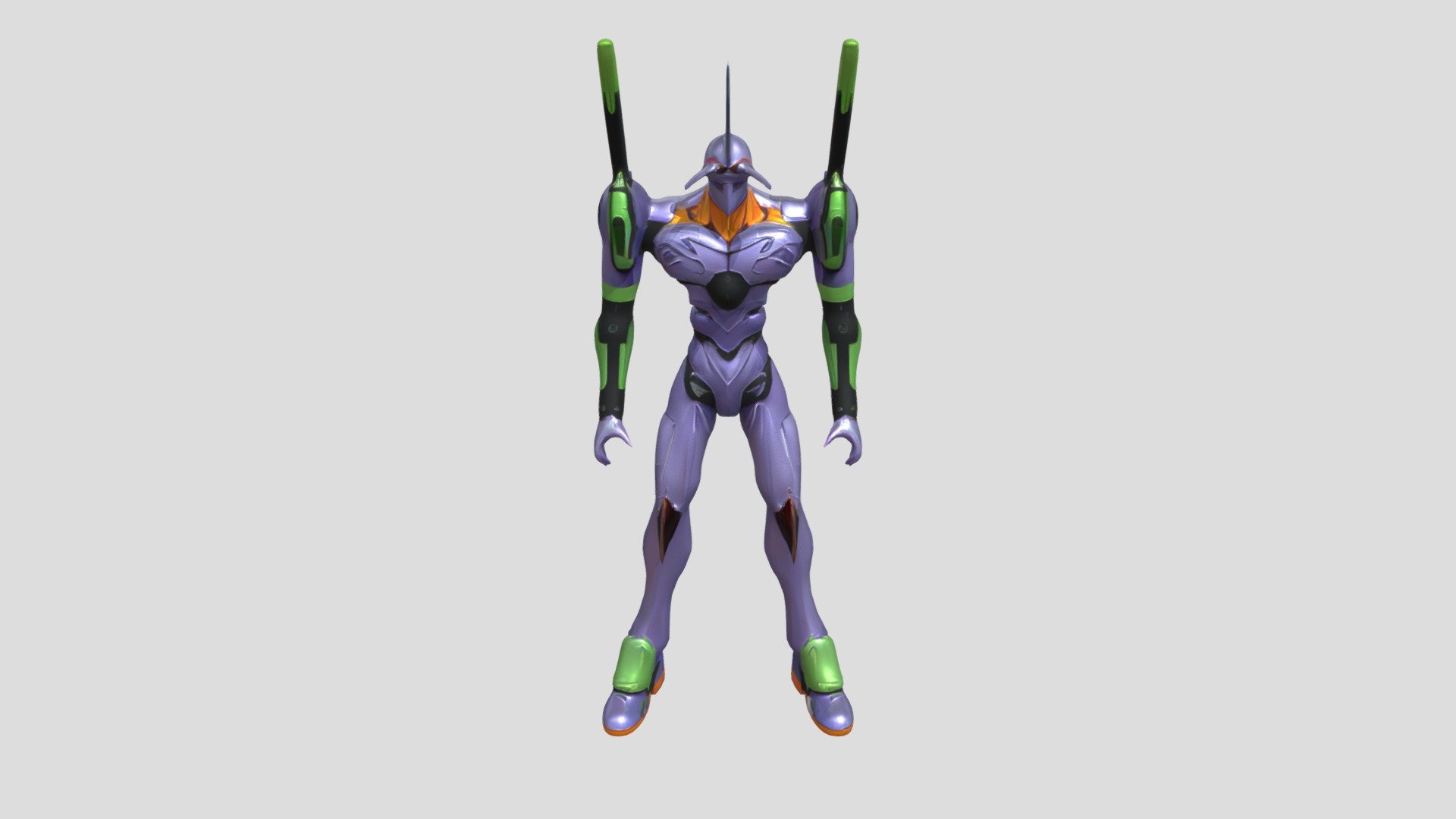 Evangelion Unit-01 - 3D model by lankekt [da3210d] - Sketchfab