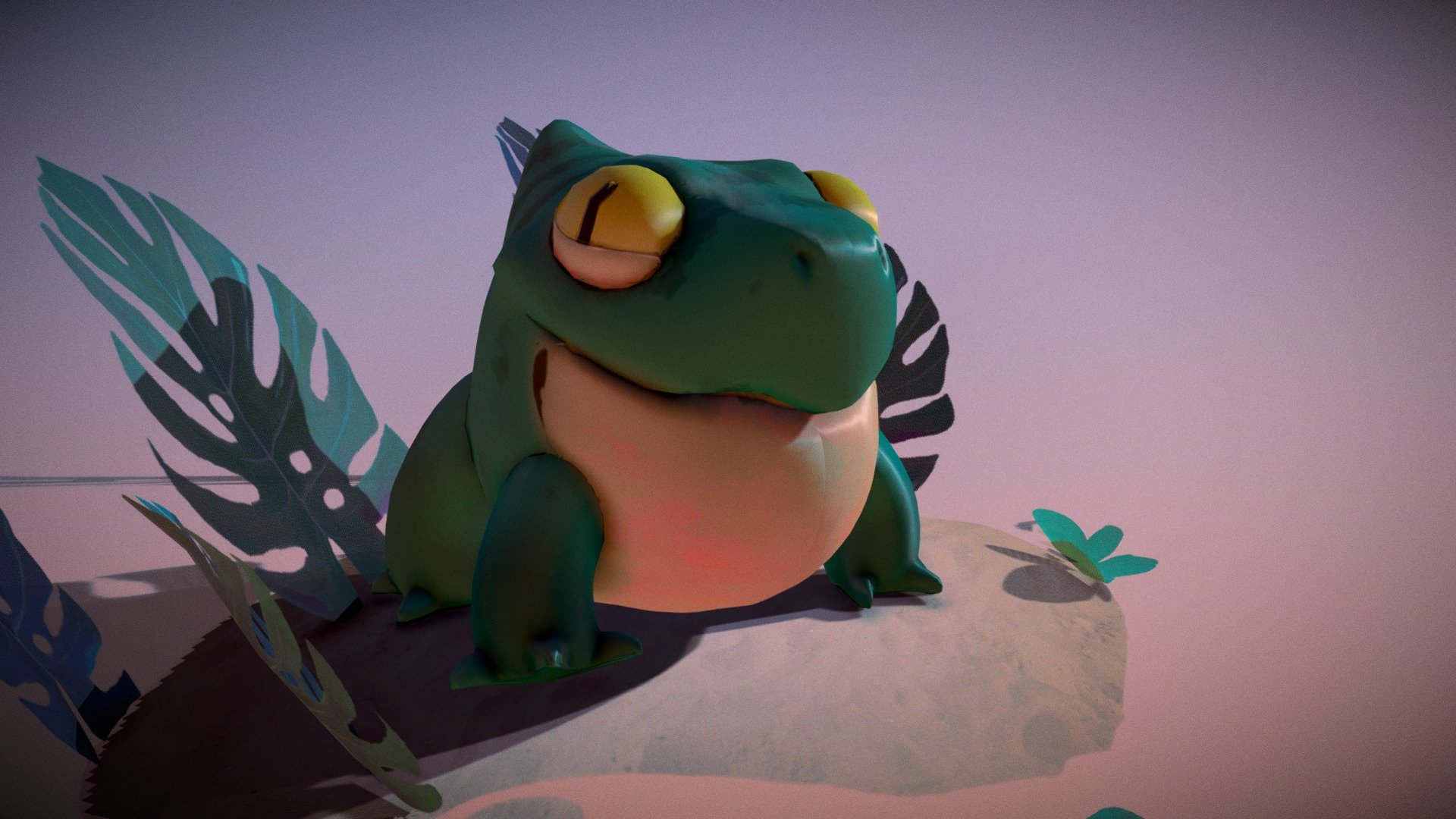 Fat Baby Dragon - 3D model by stefansavic [da33225] - Sketchfab