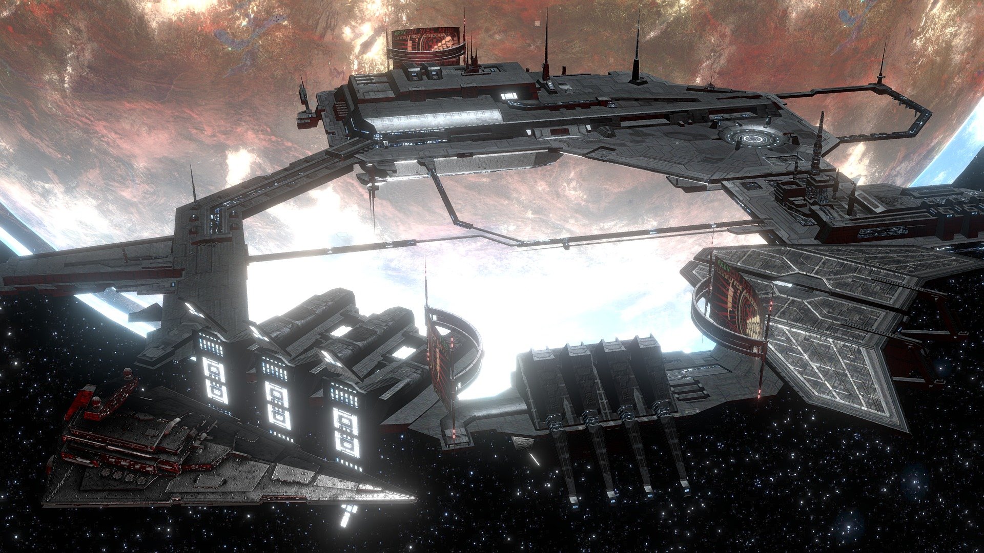Imperial shipyard - Download Free 3D model by lightwarrior ...