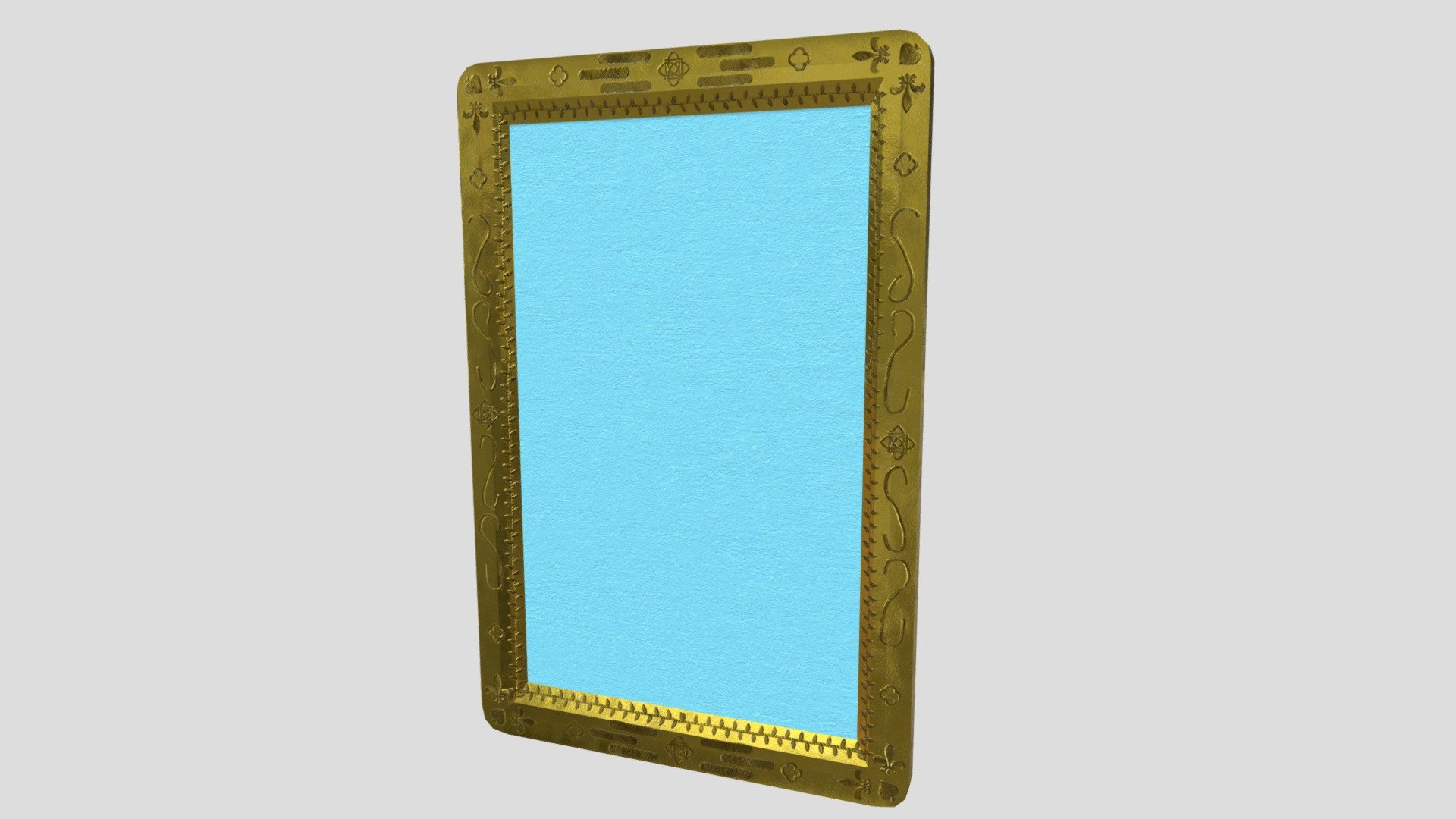 Low Poly Picture Frame - 3D model by WhatUsername-14 [da34cfd] - Sketchfab