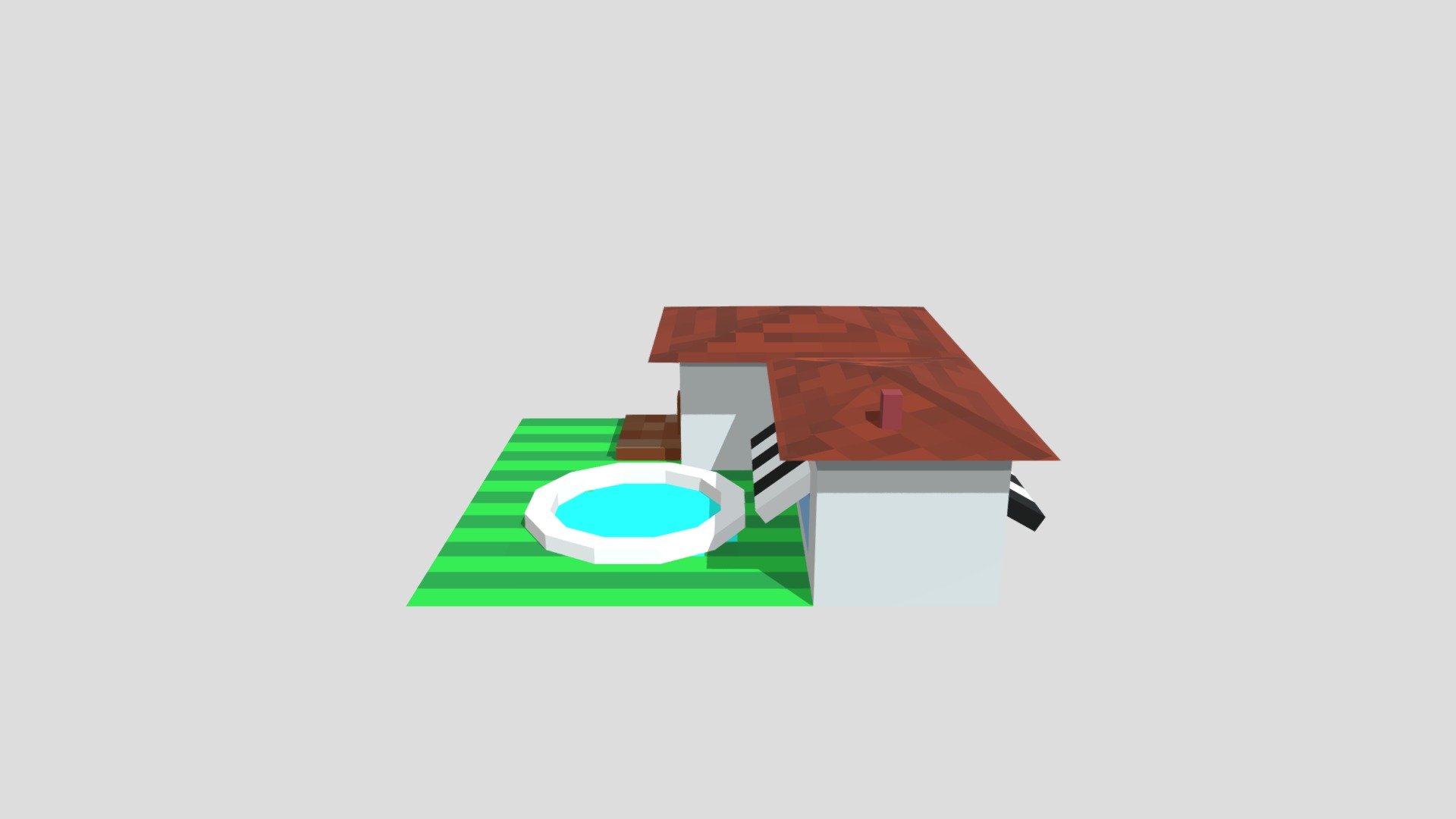 Back yard - 3D model by kyngkayleb [da3516b] - Sketchfab