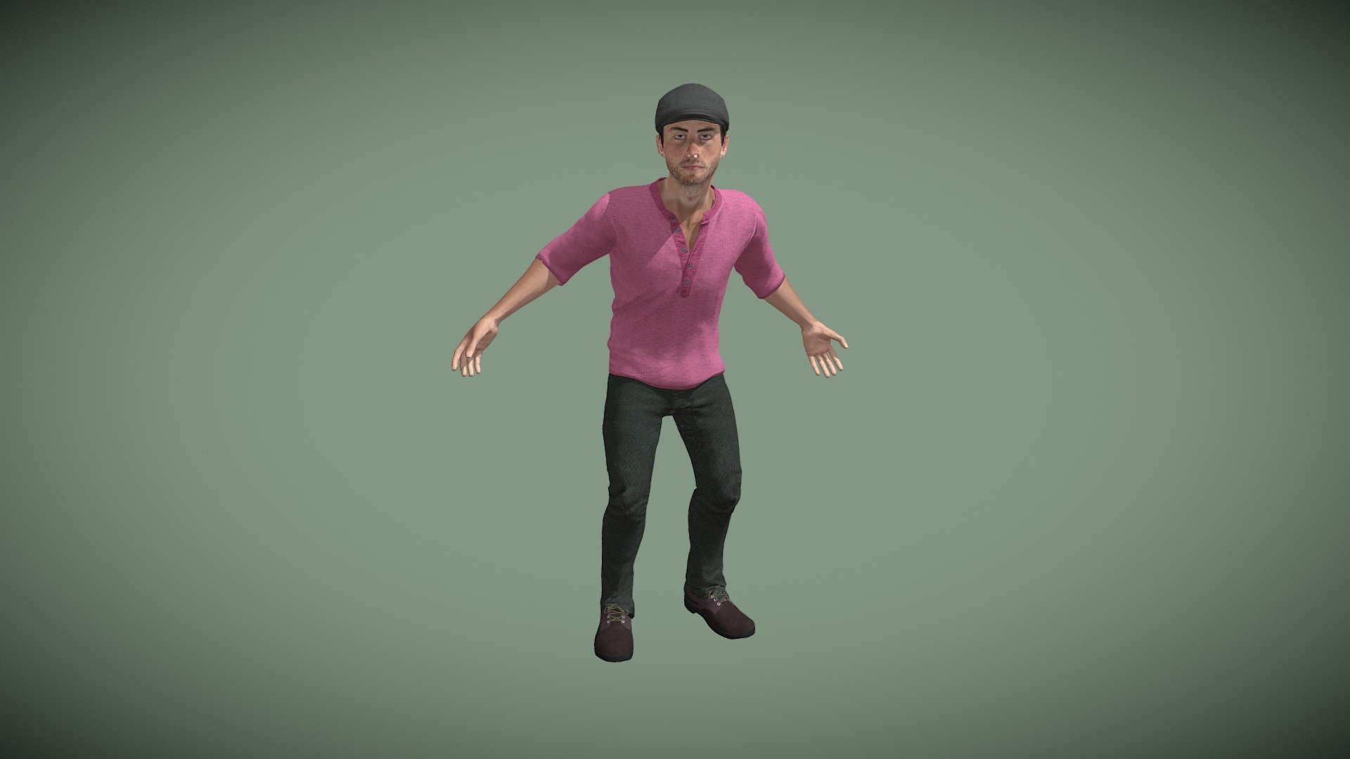 Animated Man Character Speaks to Audience - 3D model by LasquetiSpice ...