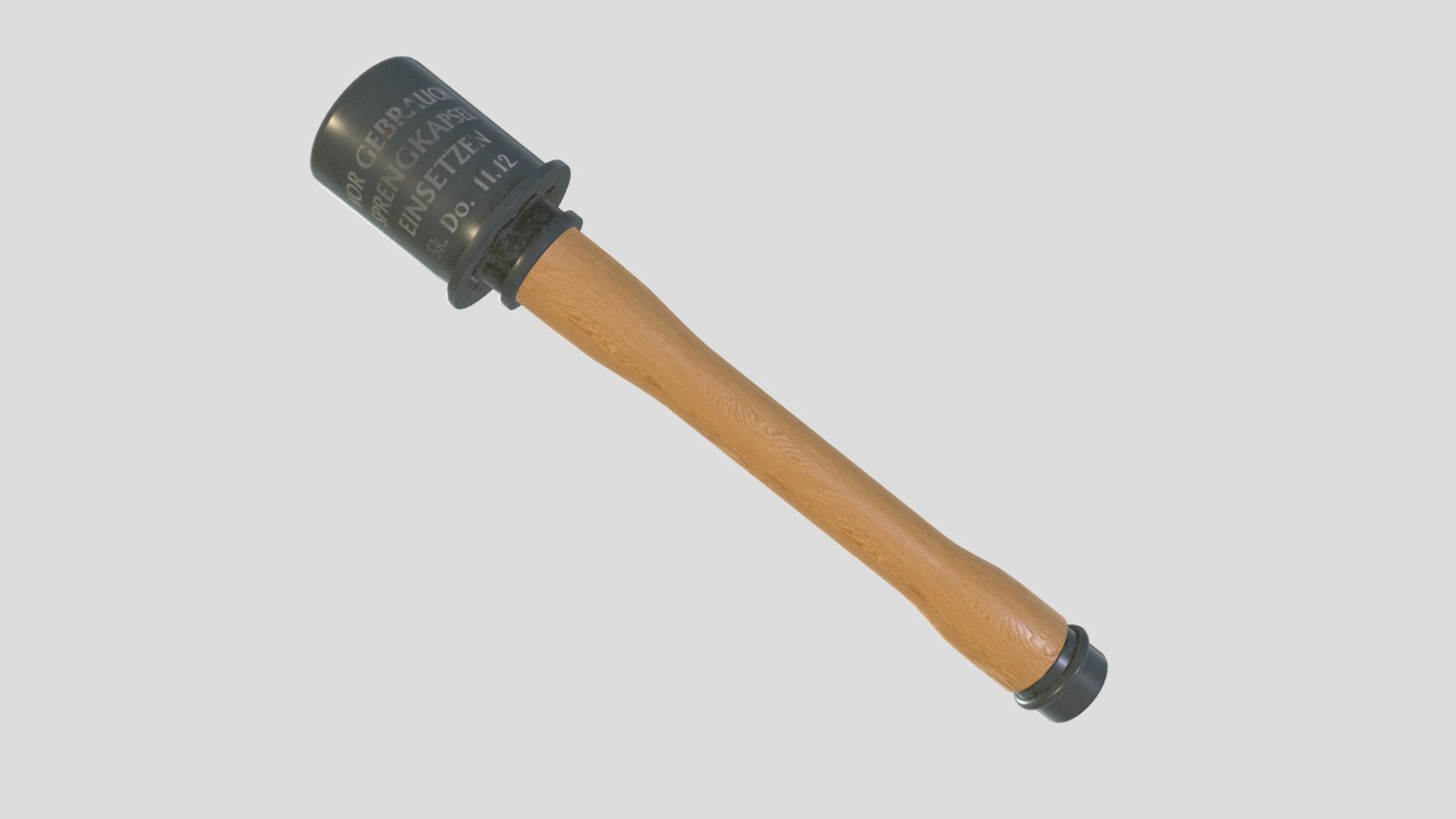 German Stielhandgranate 24 - 3D model by Dasketh (@dasketh_3d) [da355fd ...