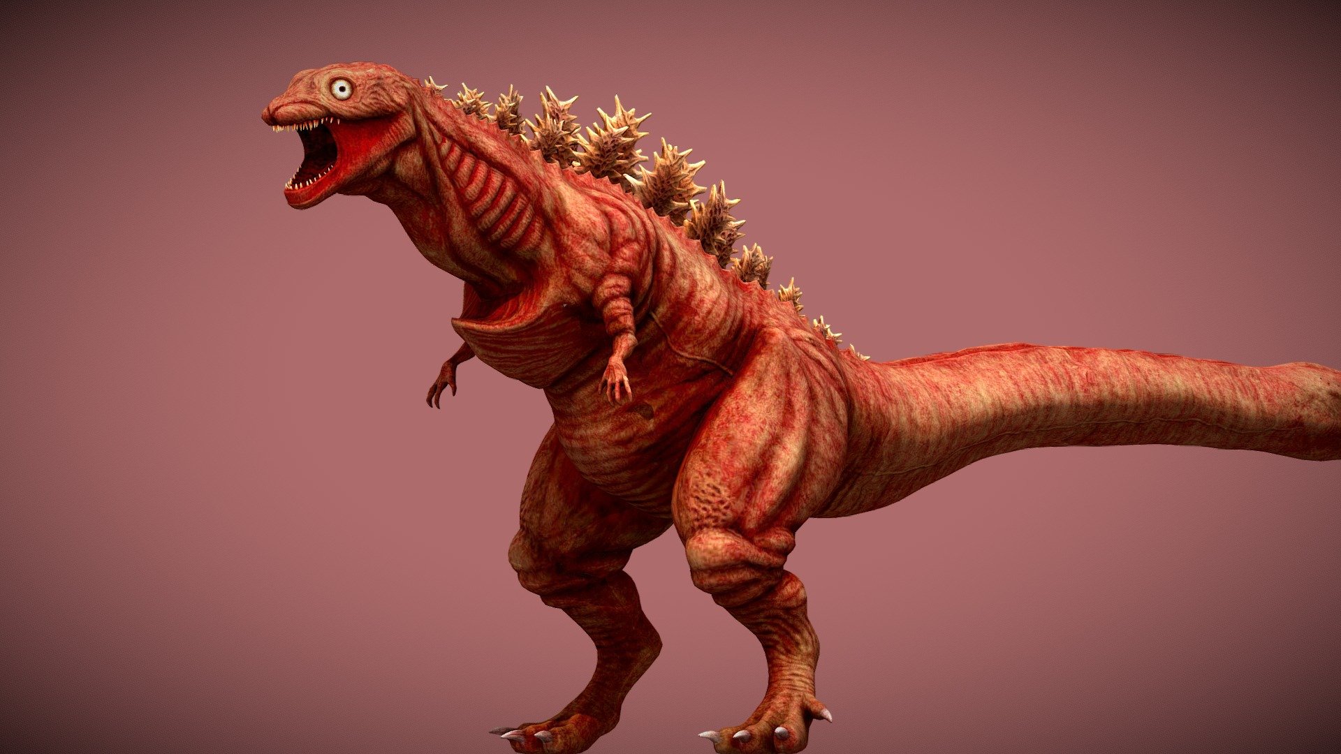 Shin Godzilla Shinagawa-kun 2016 - Download Free 3D model by ...