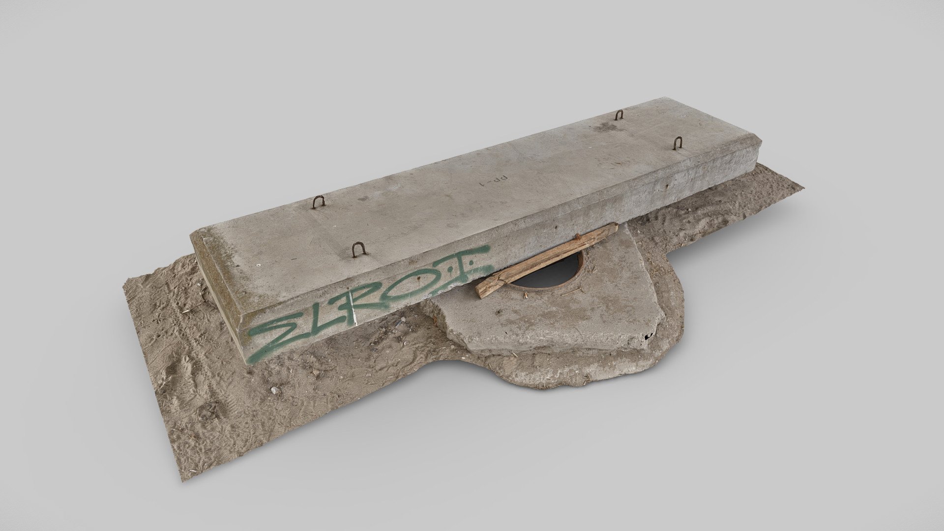 Concrete Slab - Buy Royalty Free 3D model by robertusPL [da387b6 ...