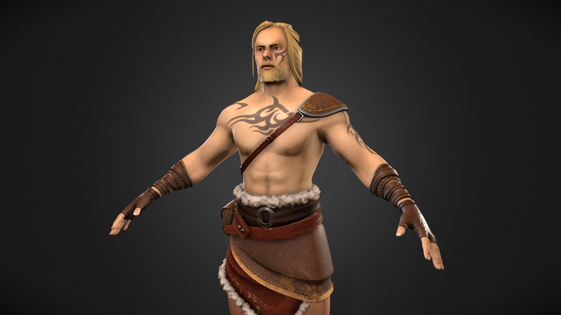 Nord Barbarian - 3D model by antonbelyaev [da389c2] - Sketchfab