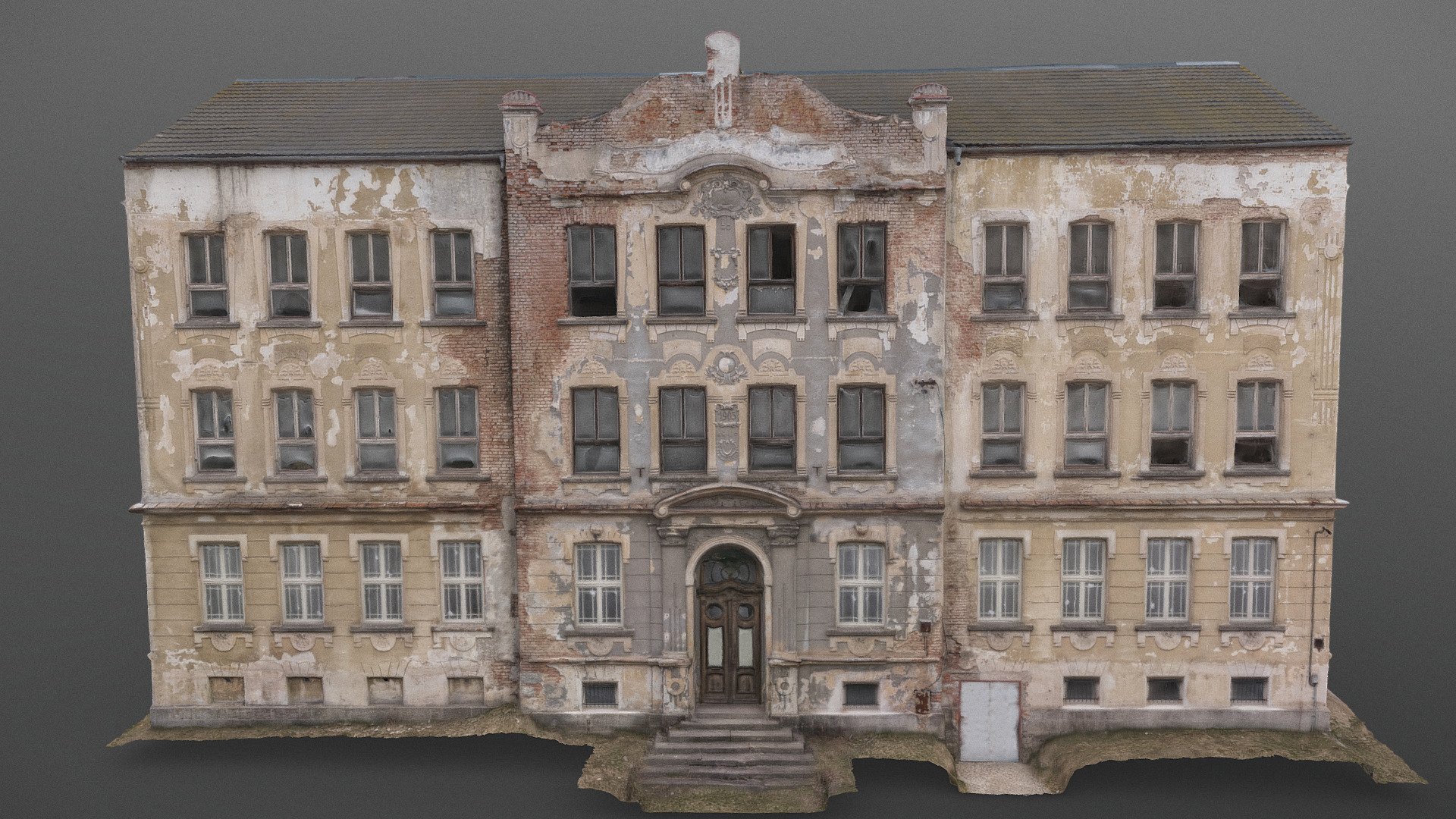 1905 school ruin - Buy Royalty Free 3D model by matousekfoto [da397fc ...