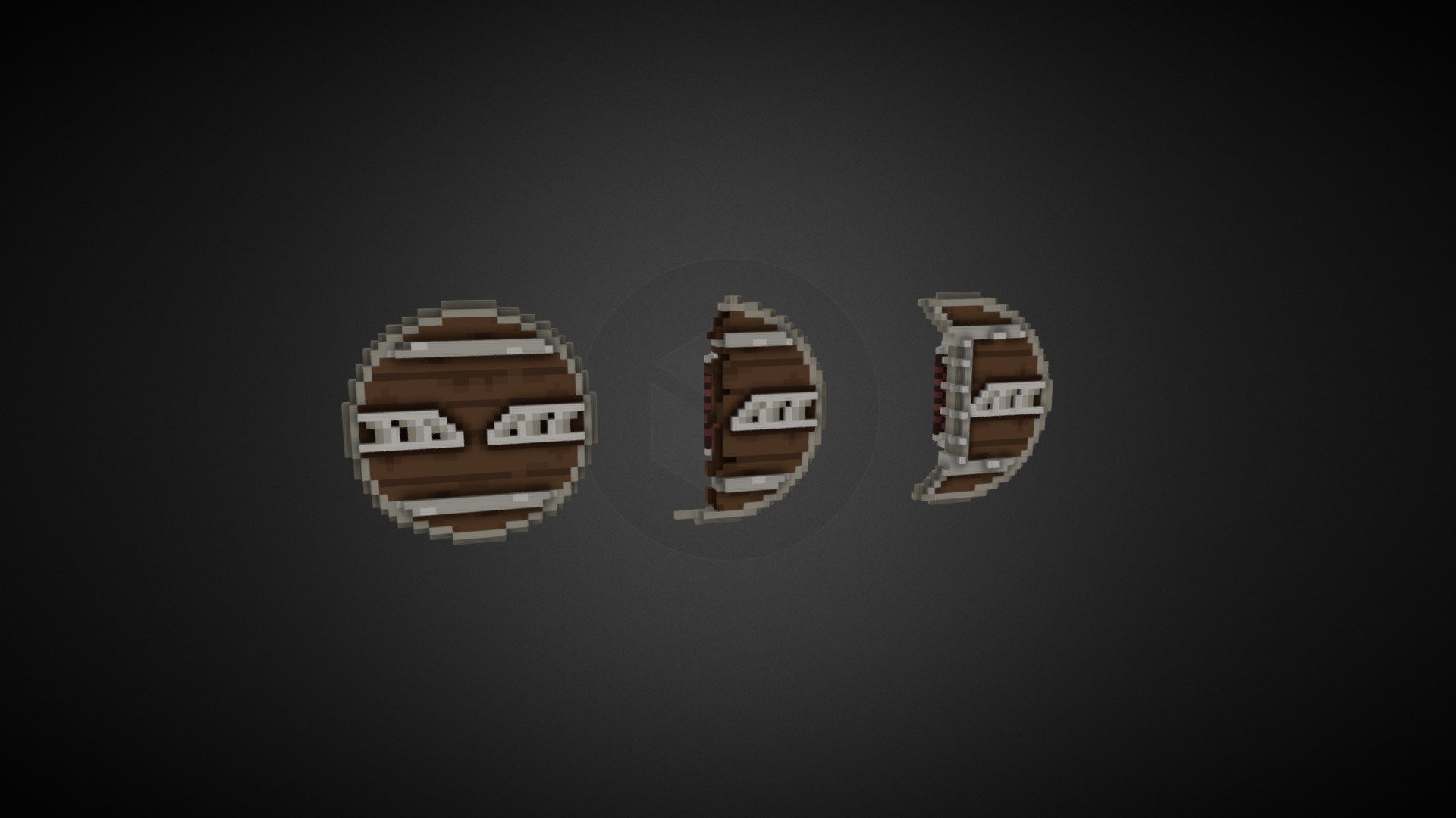 Voxel shields - 3D model by Kabra_Karma [da39bbd] - Sketchfab