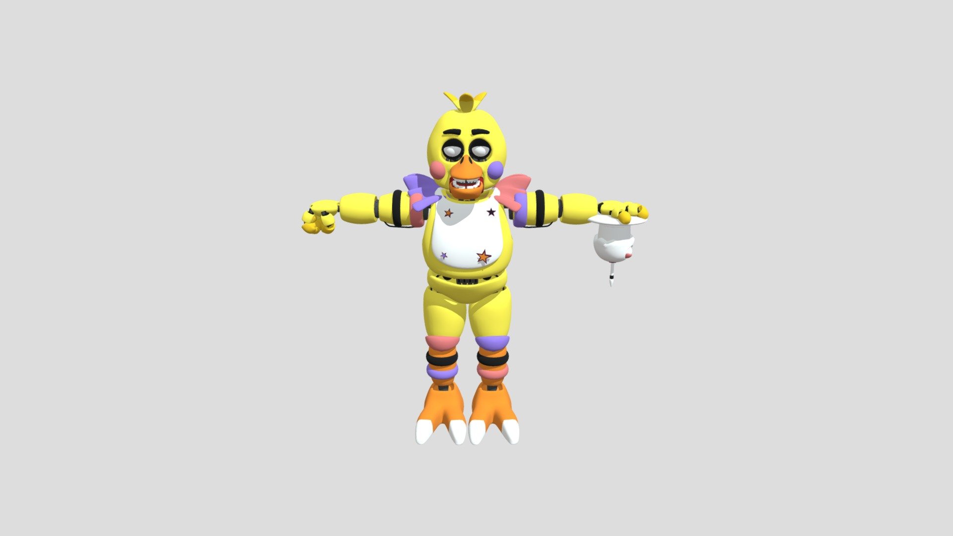 Bun-Zai's Classic Freak Chica - Download Free 3D model by Sammy The ...