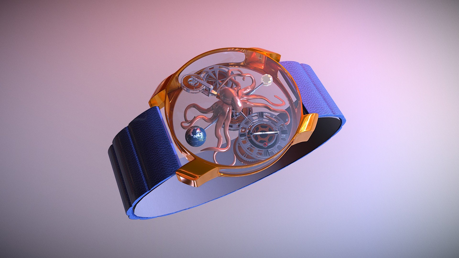 Jacon & Co. Tourbillion - Octopus Edition - 3D model by Pandemilio ...