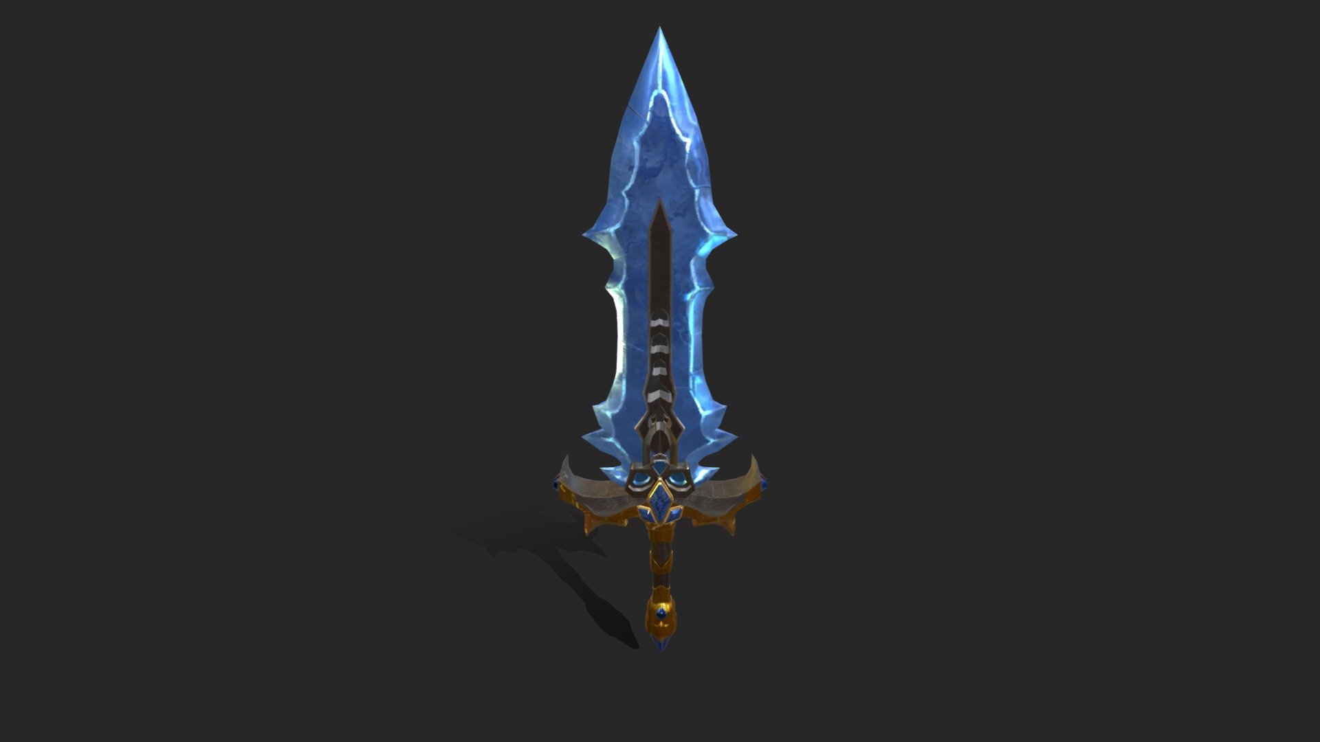 AAC202 (344) - Ice Sword - 3D model by cssmuse [da3b253] - Sketchfab