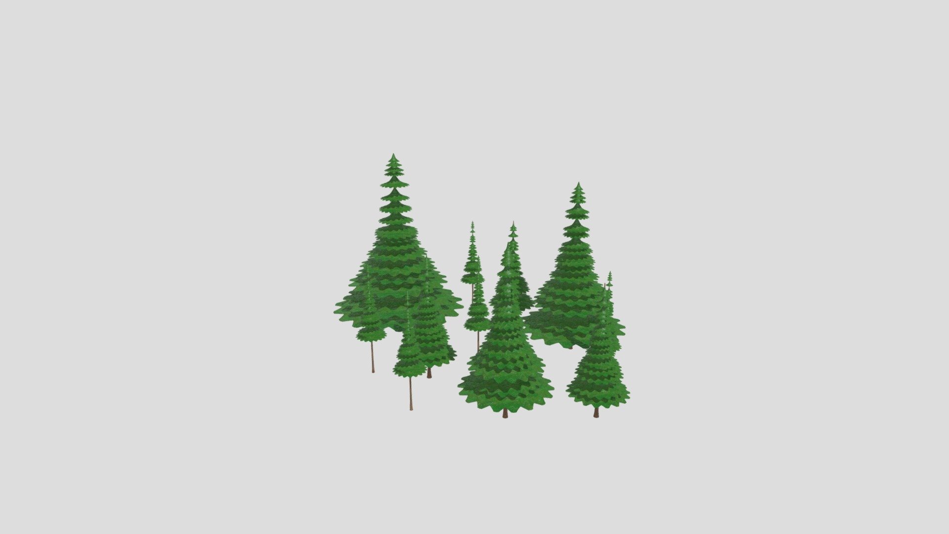 Background Trees - 3D model by Froggi.Soup [da3f490] - Sketchfab