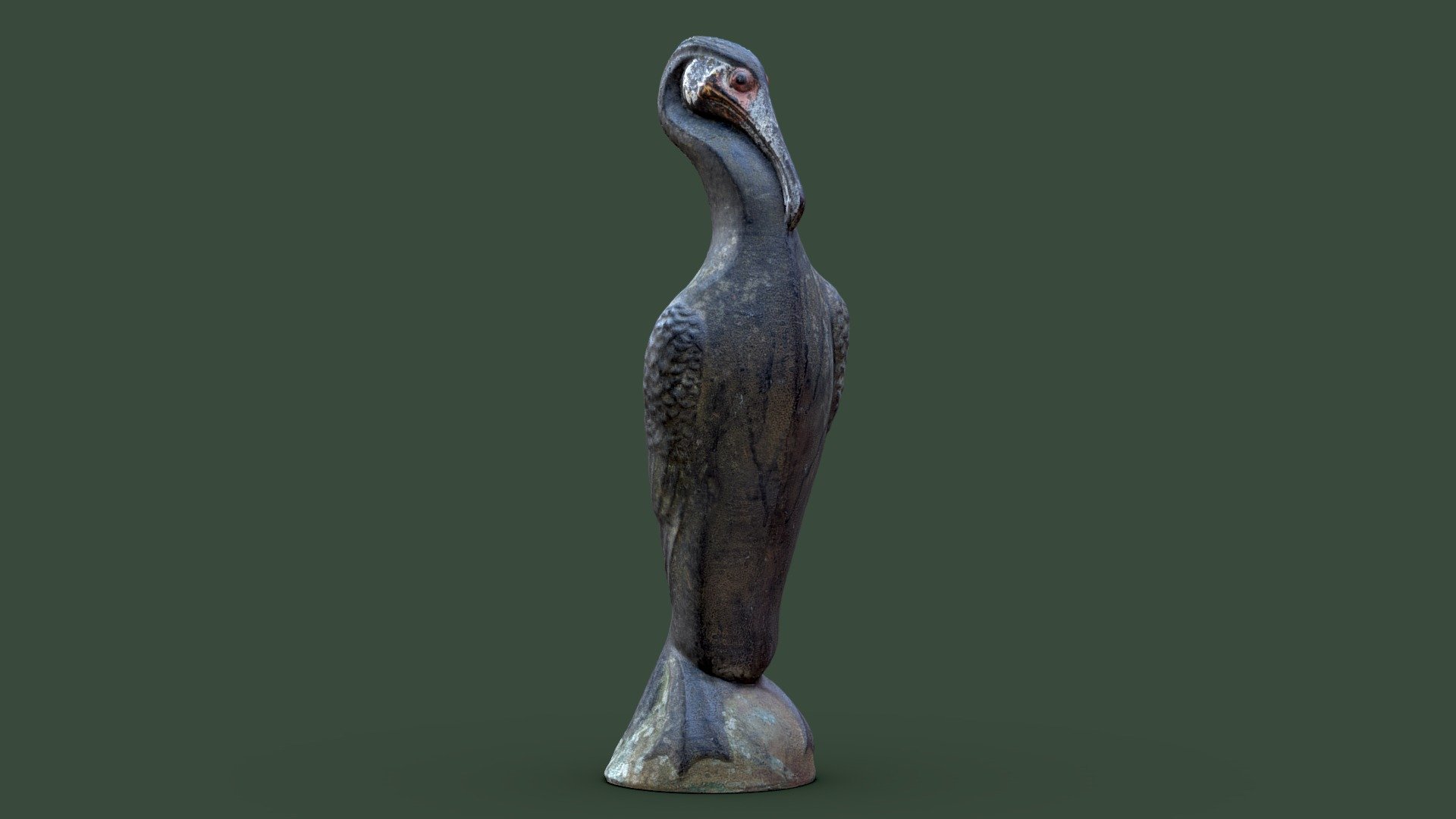 Cormorant Statue - Download Free 3D model by Thomas Flynn ...