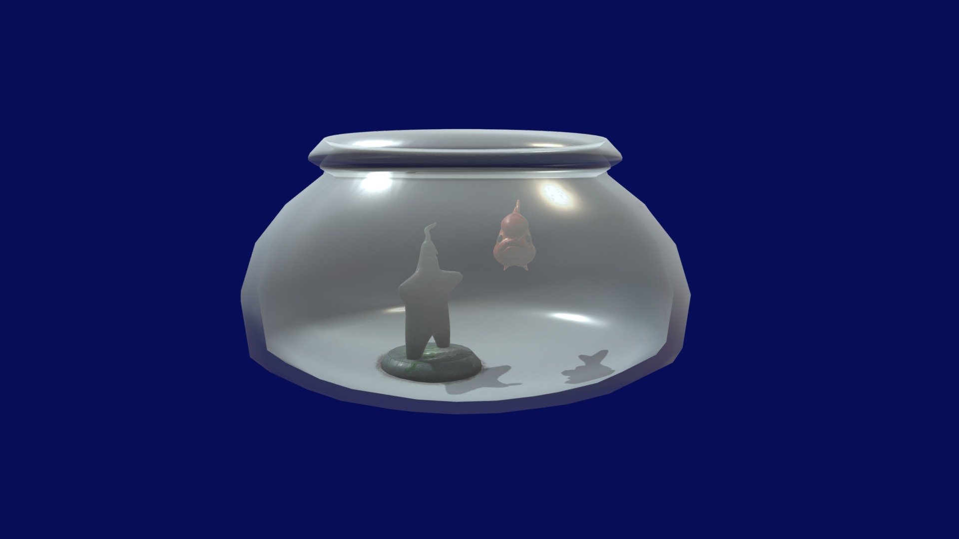Fishbowl prop - 3D model by KornyM3mes [da3fae4] - Sketchfab