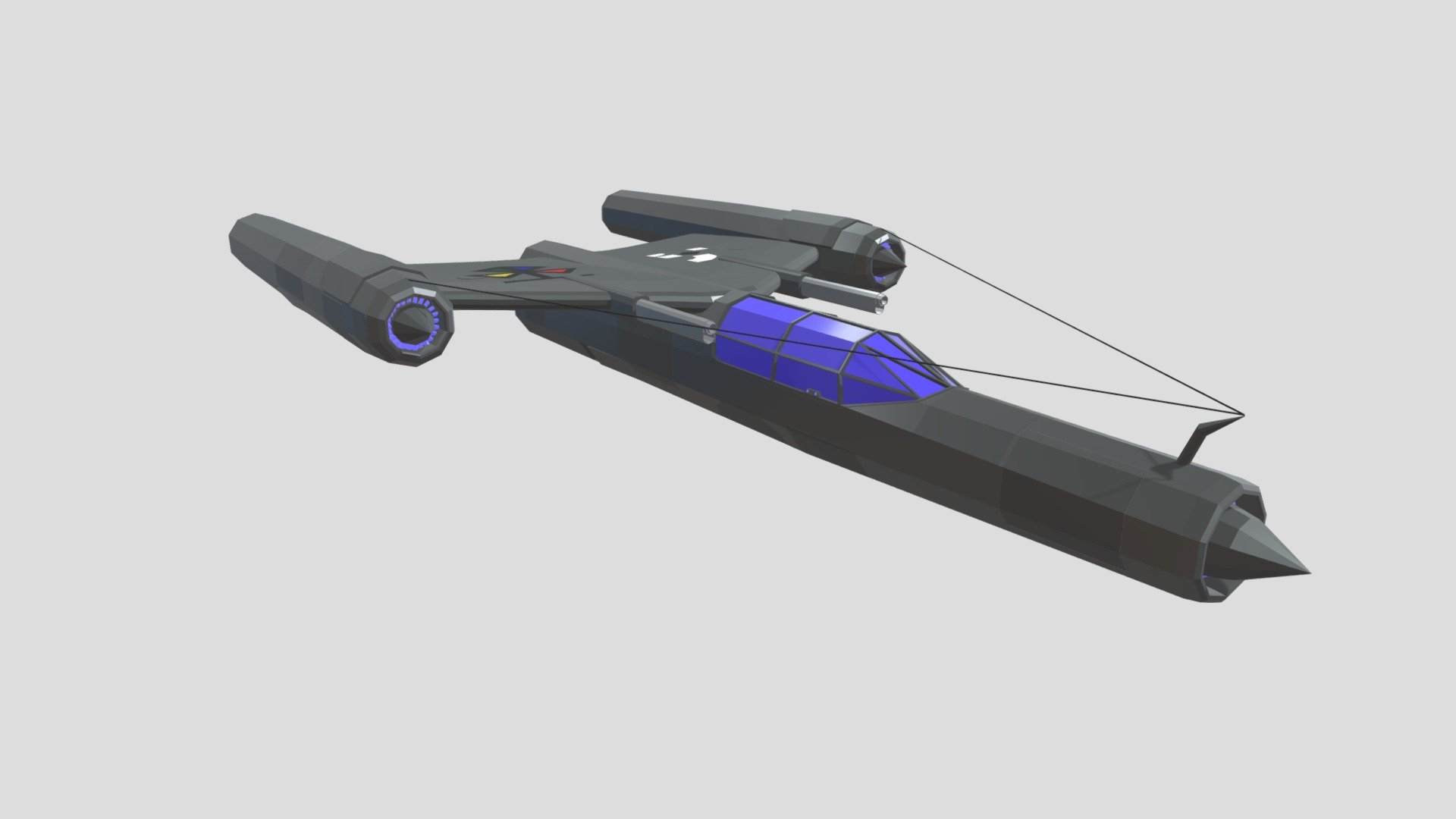 Futuristic Fighter - Raining Comet - 3D model by ctrL_64 [da40054 ...