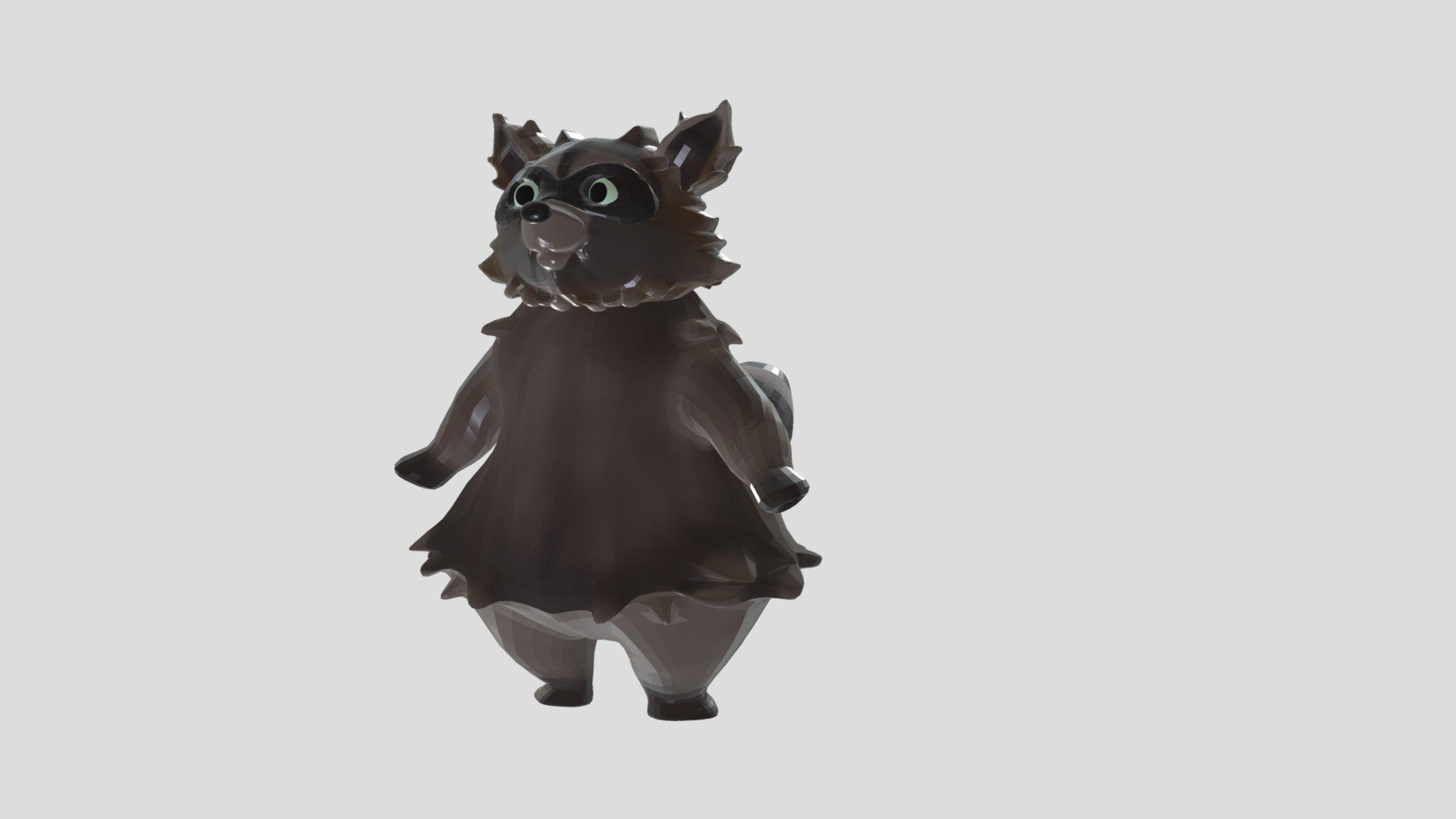 Raccoon - 3D model by averilia [da41181] - Sketchfab