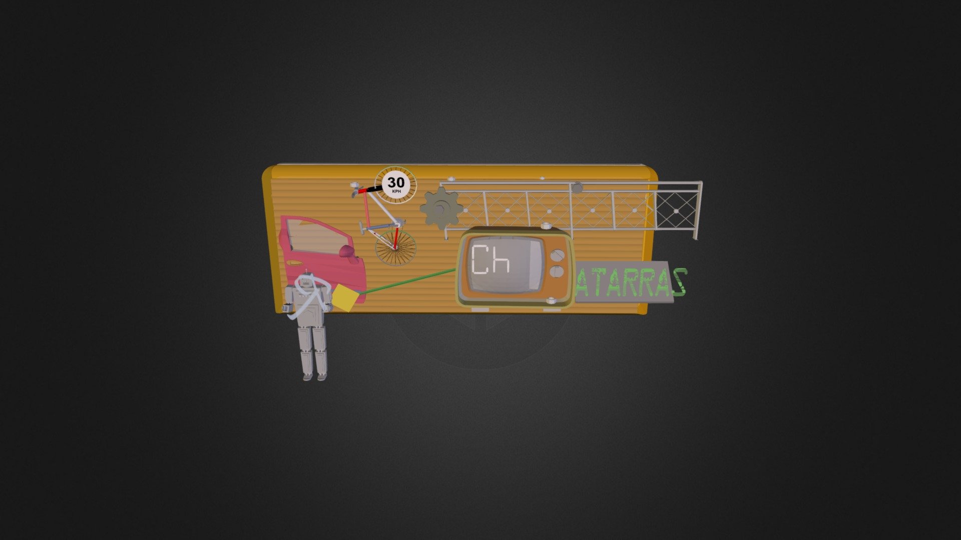 Logo Pre - 3D model by cibor01 [da412d6] - Sketchfab