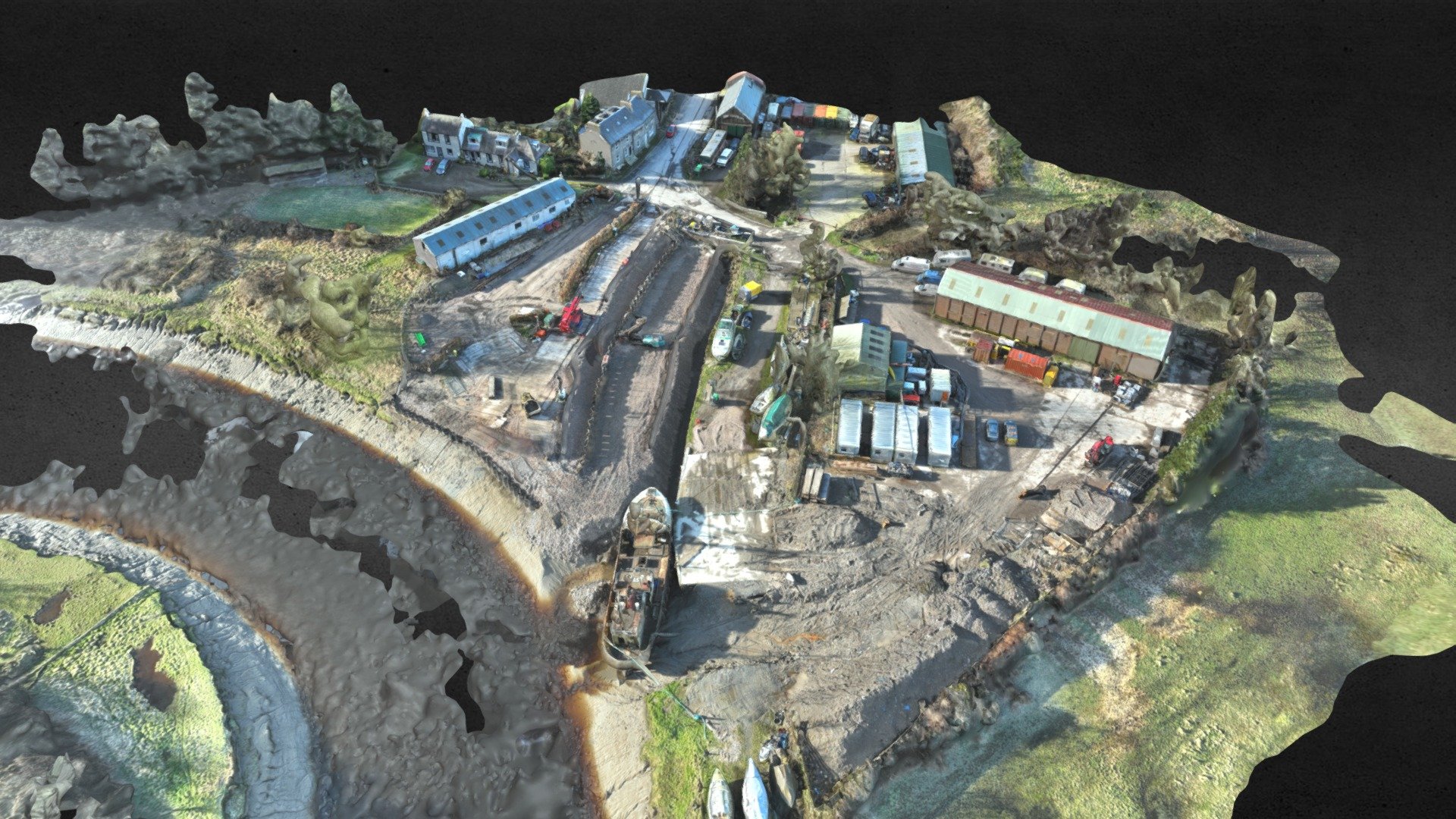 Palnackie Harbour Repairs, Dumfries - 3D model by Steven103 [da44ba2 ...
