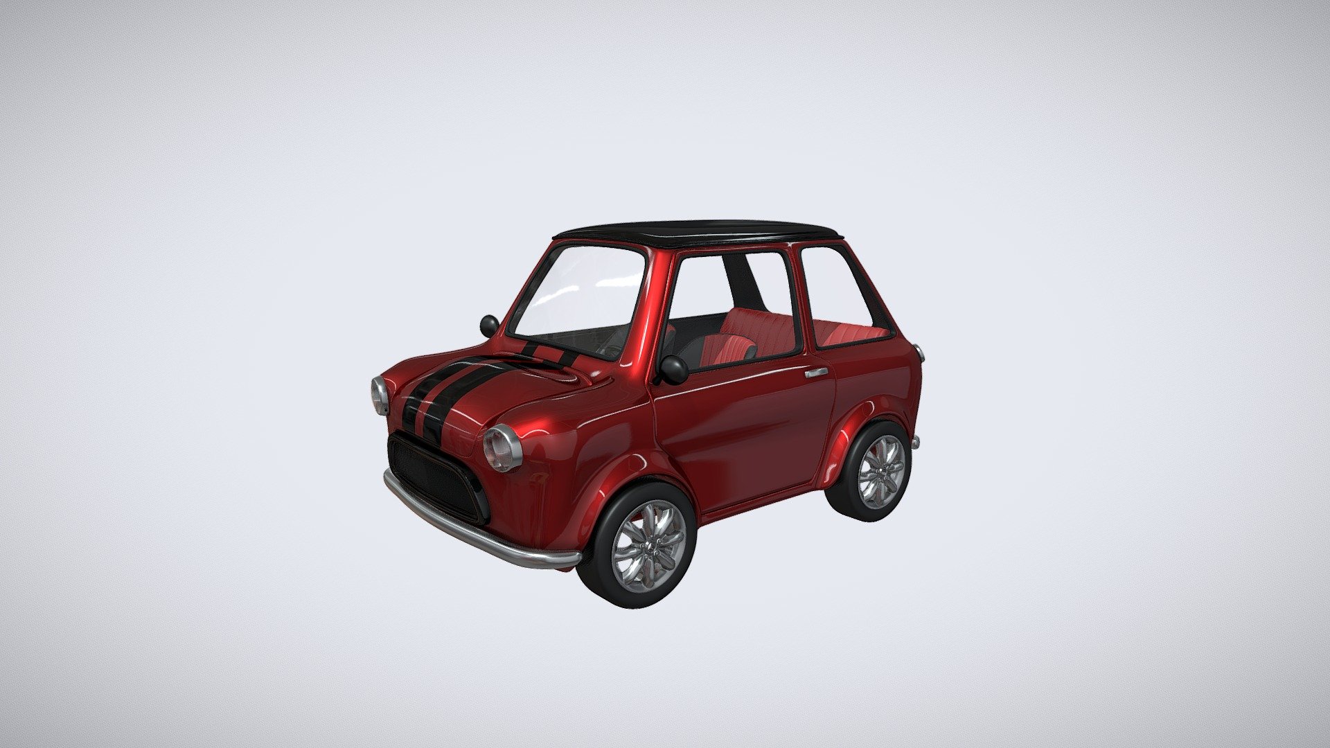 Cartoon Mini Cooper - Download Free 3D model by sarah (@sarah.almfjard ...