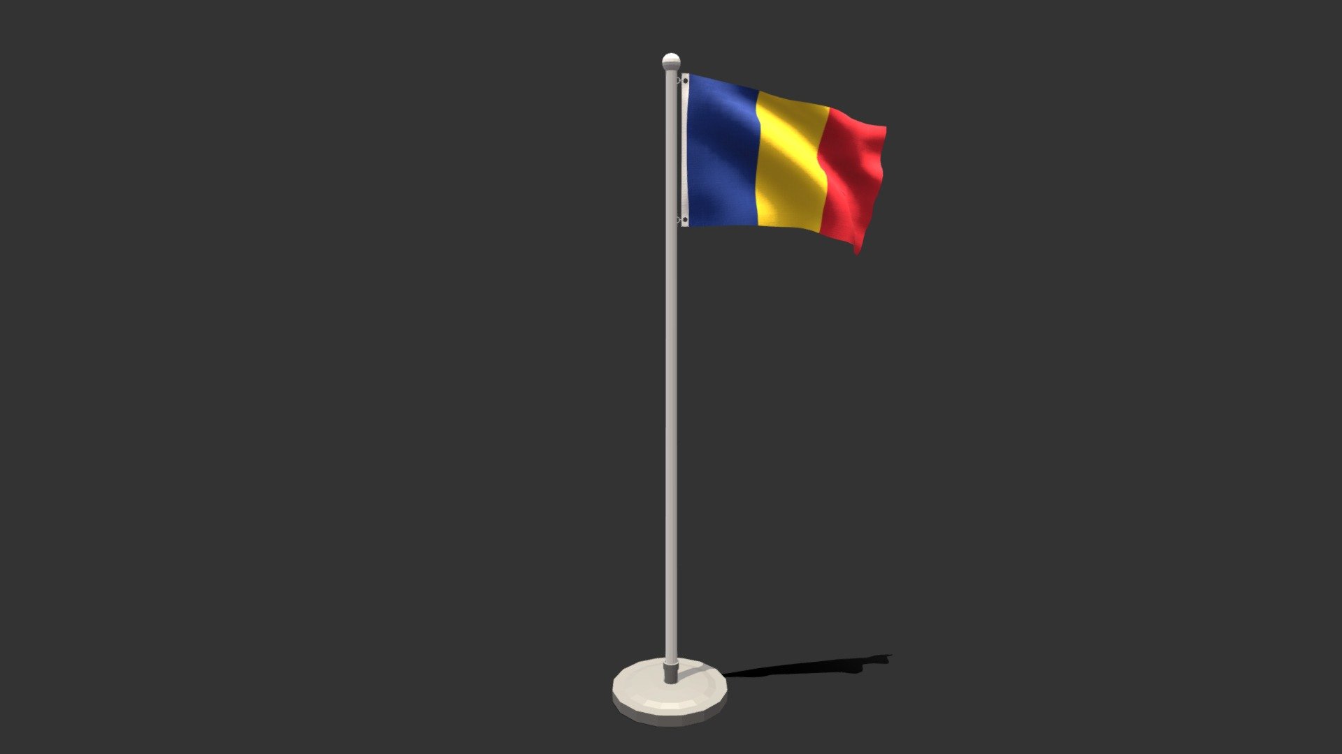Low Poly Seamless Animated Romania Flag - Buy Royalty Free 3D model by ...