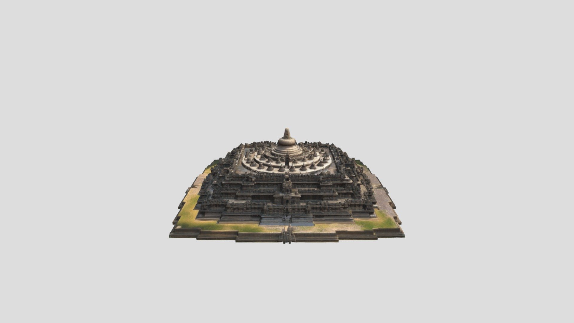 Borobudur Temple Complex - Download Free 3D model by czepedas [da47fe2 ...
