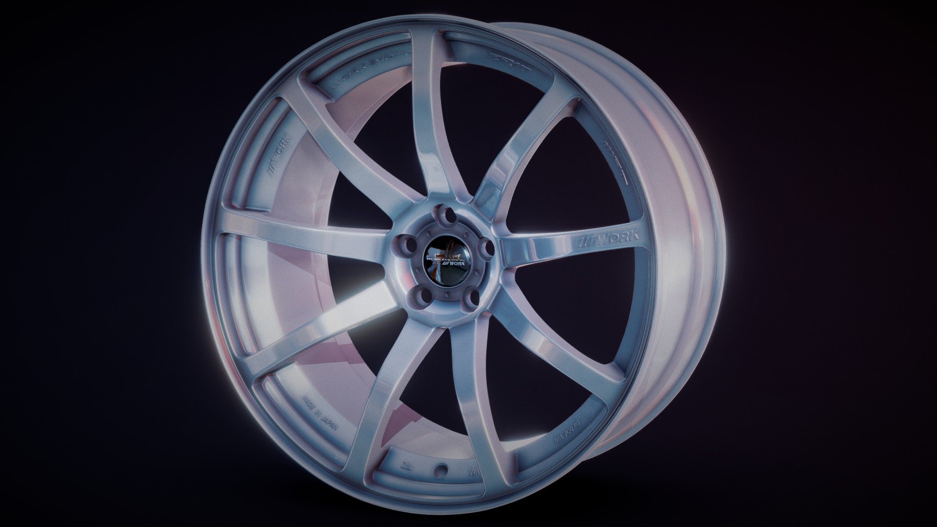 Wheels - Work Emotion Inspired Rim - Download Free 3D model by ...