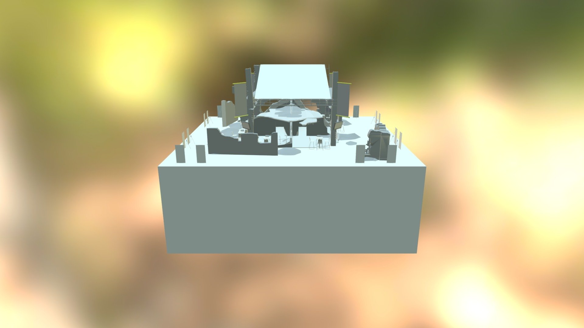 malDIVES Booth - 3D model by glowdive [da4b7b1] - Sketchfab