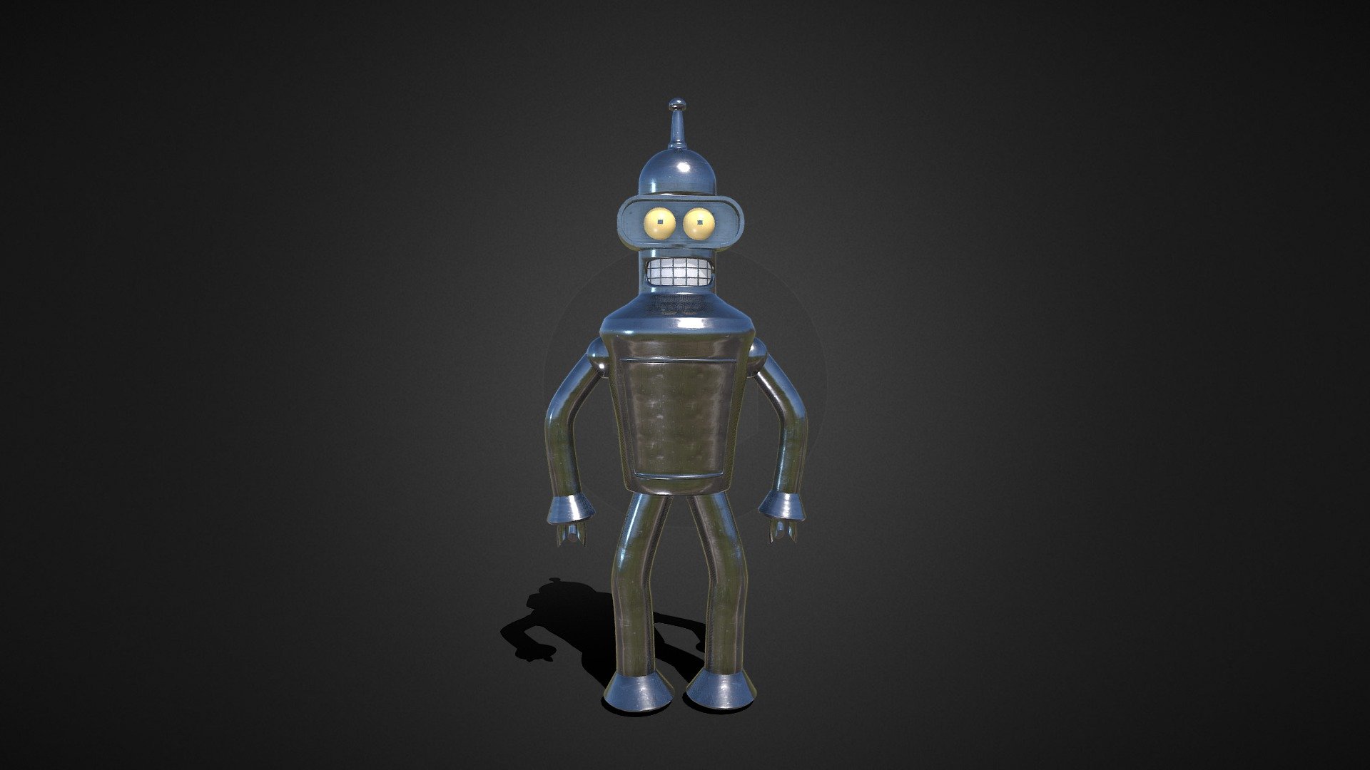 Bender - 3D model by Vibra Agencia (@vibragencia) [da4bd26] - Sketchfab