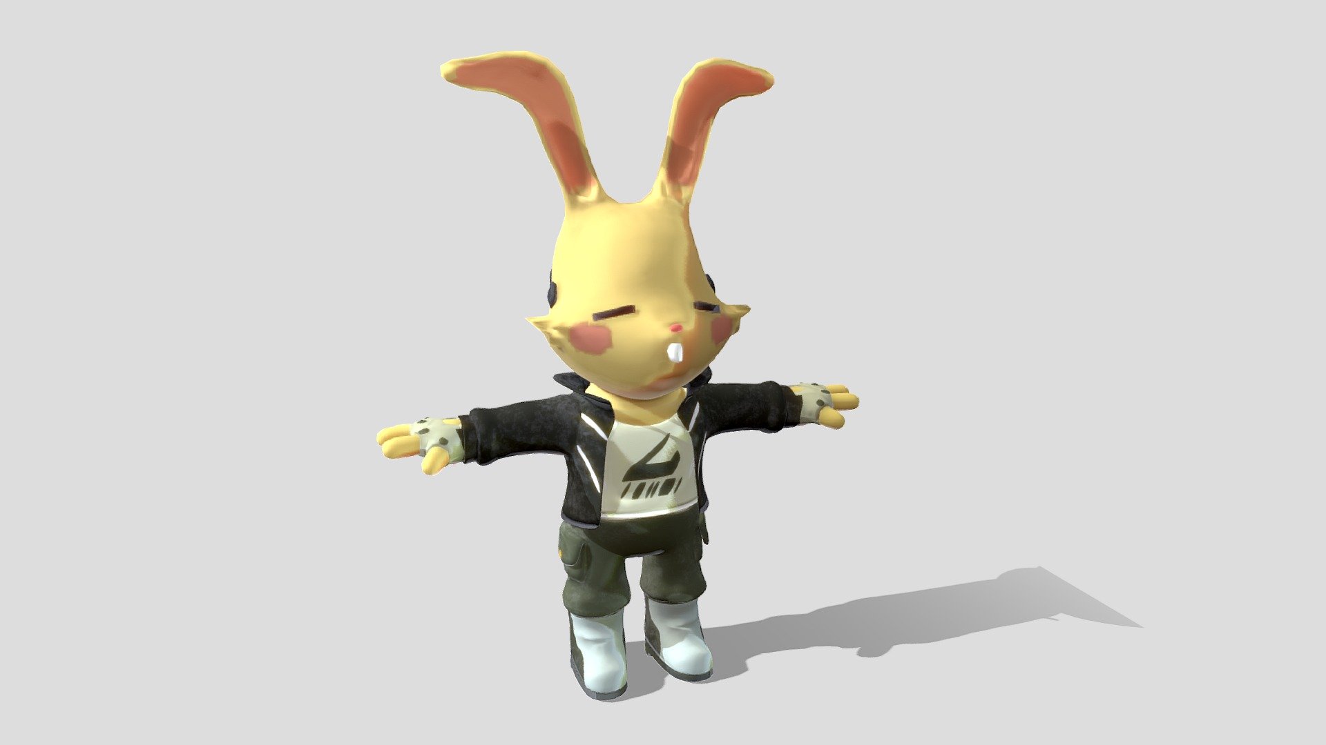 Bunny :] - 3D model by sunnyisma [da4ccbb] - Sketchfab