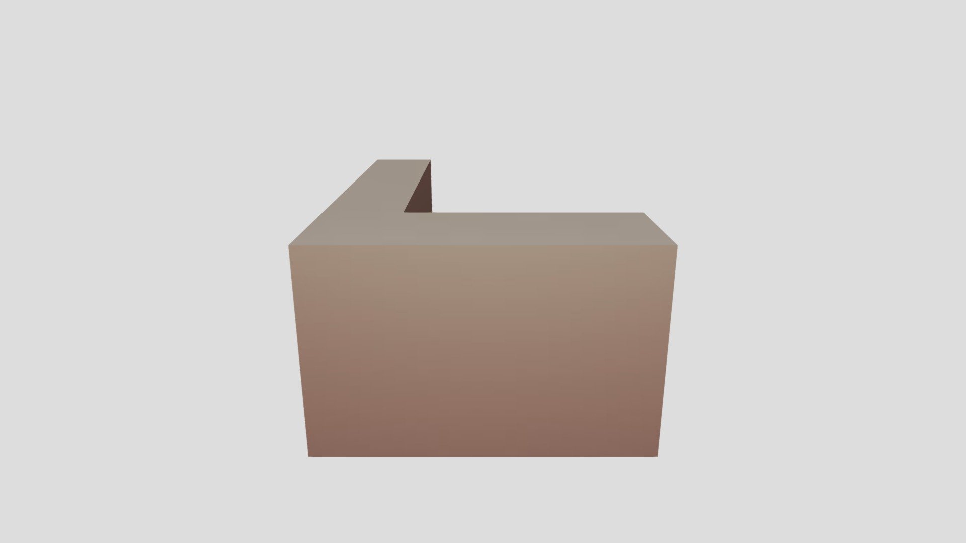 Cube with slope - 3D model by jslavicek [da4d612] - Sketchfab