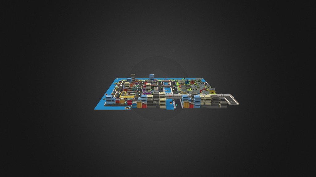 simple_town.unity - 3D model by terrence_super2games [da4d96b] - Sketchfab