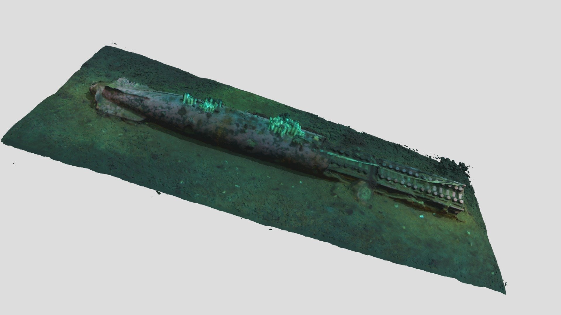 Torpedo on SS Rosecastle (145ft) - Newfoundland - 3D model by macado ...