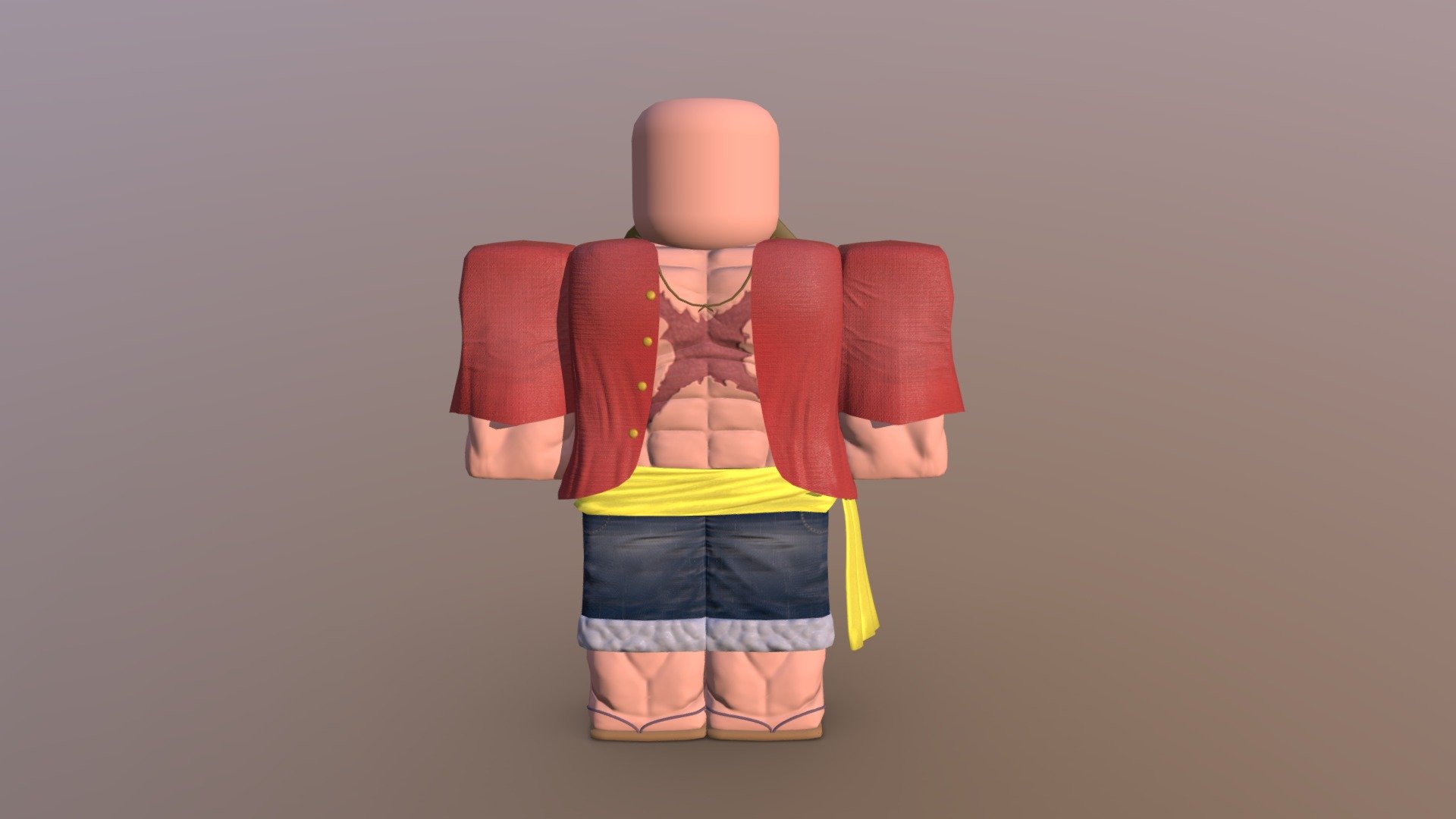 luffy - 3D model by mixyra [da4e840] - Sketchfab