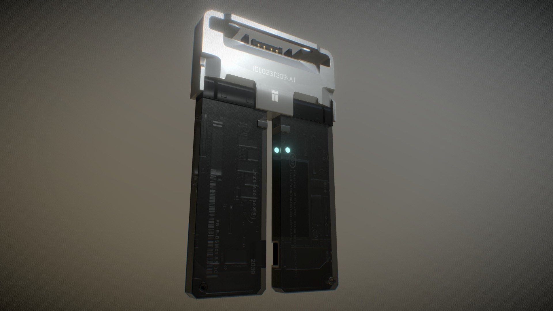 流浪地球2 数字生命卡 Digital Life Card sci-fi Card - 3D model by 洛羽竹熊 (@luoyv ...