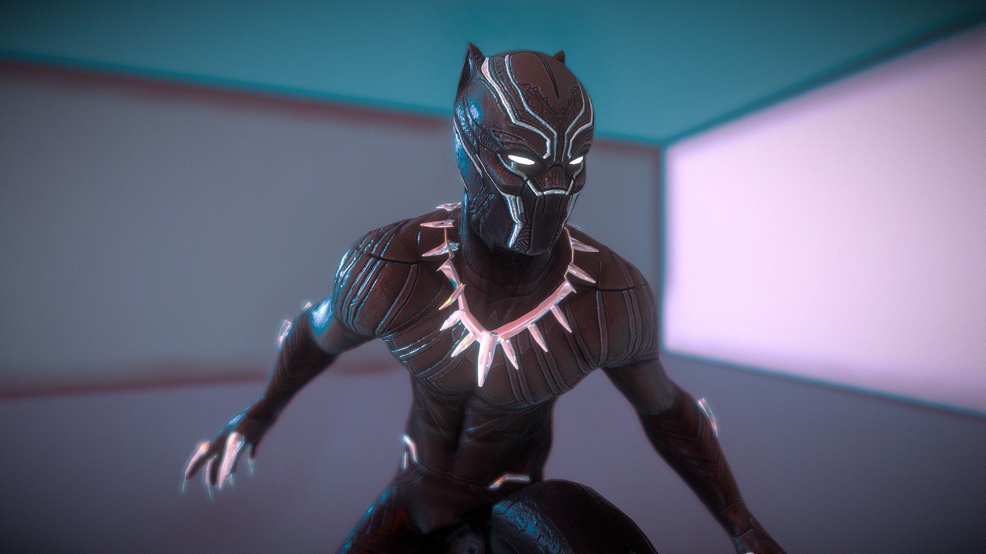 High-Poly Black Panther 3D Model - Download Free 3D model by Faisu VFX Studio (@faisuvfxstudio ...