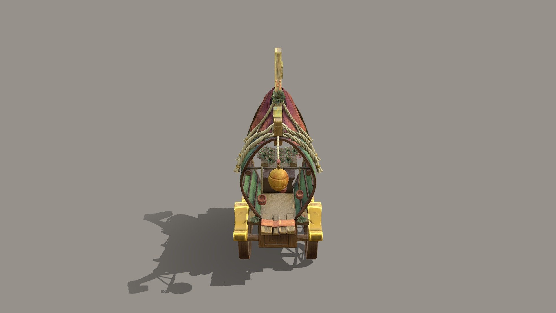3D Game Asset Stylized Cart - 3D model by CristinaMarie [da548a6 ...