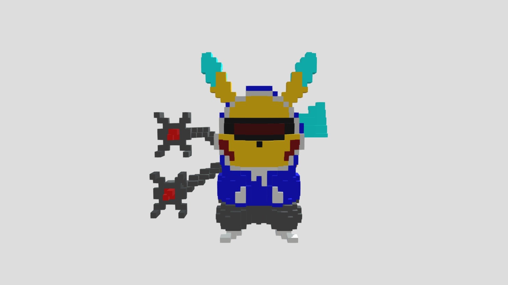 Futuristic Pikachu - Download Free 3D model by JohnnyBoy (@a8977 ...